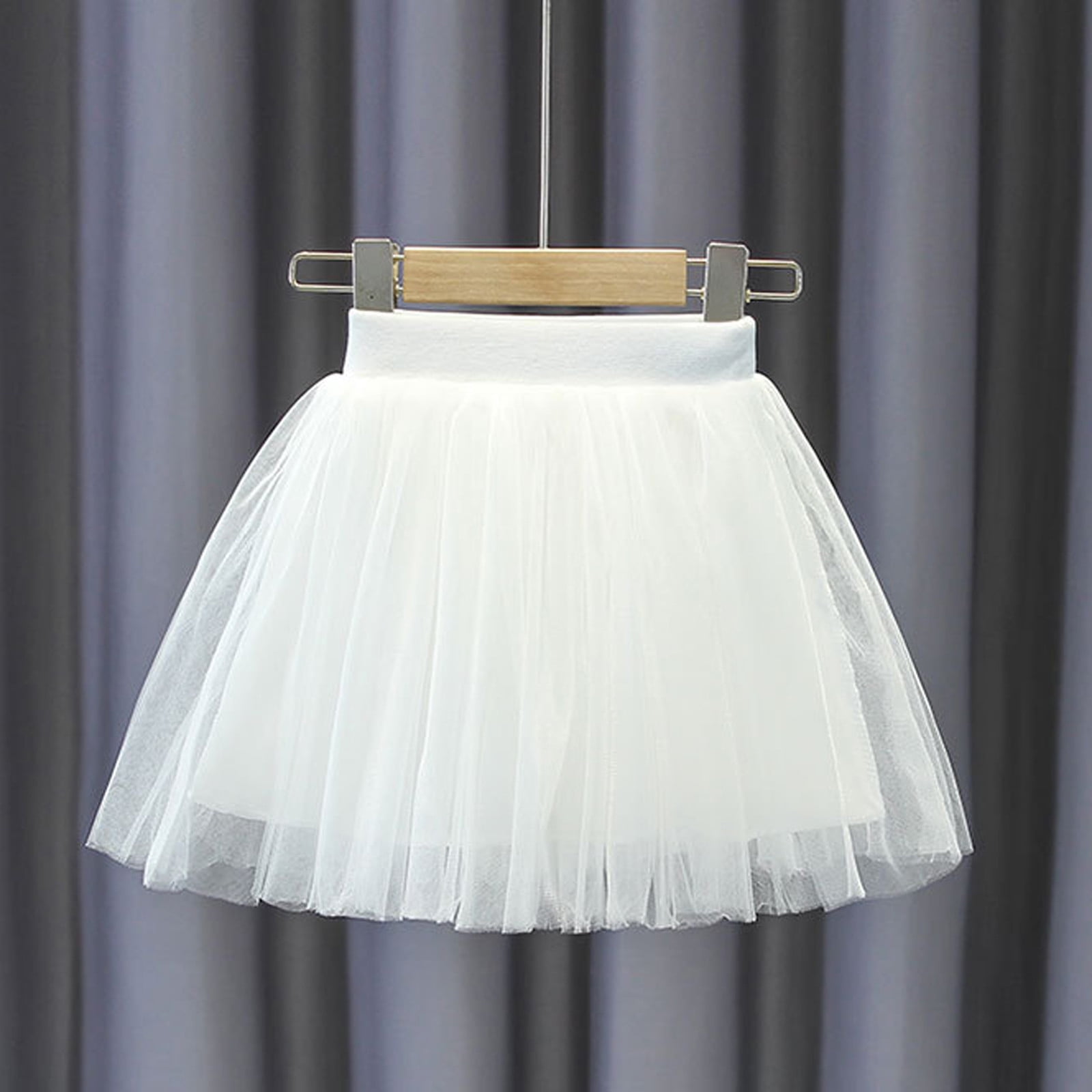 Girls Mini Tutu Skirts Kids Summer New Half Mesh Skirt Embroidery ...