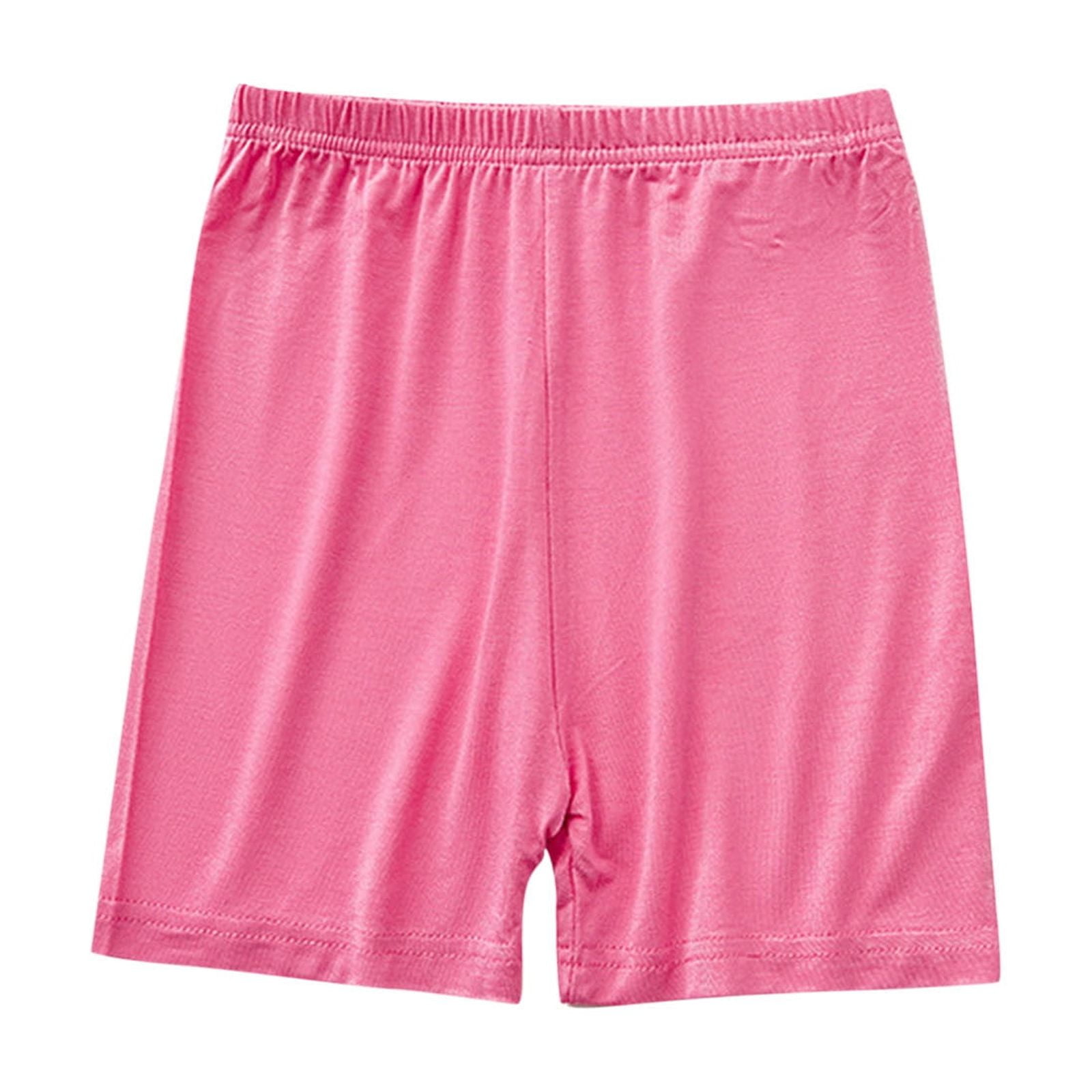 Girls Modal Slip Shorts for Under Dresses Seamless Stretch Safety ...