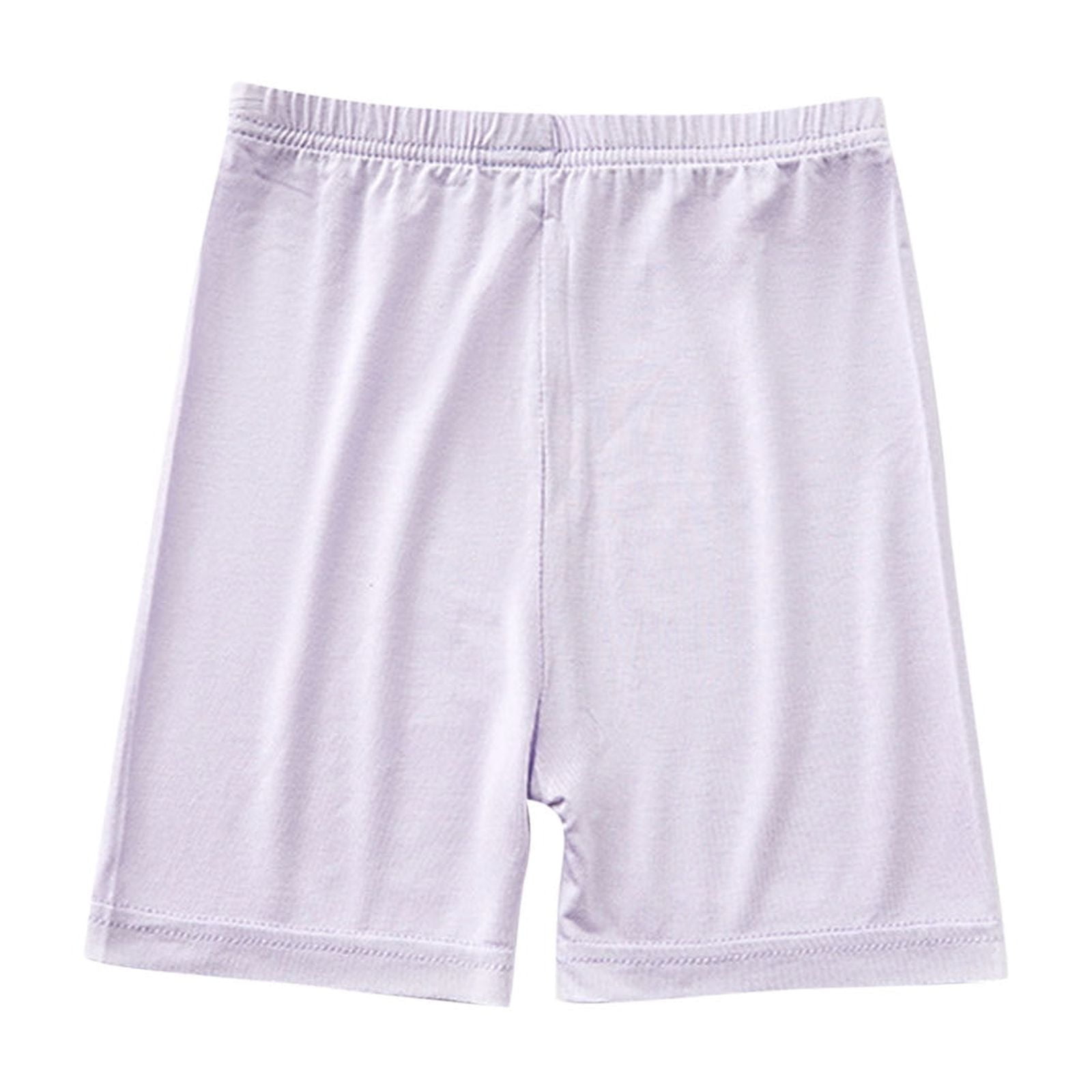 Girls Modal Slip Shorts for Under Dresses Seamless Stretch Safety ...