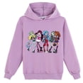 Girls Monster High Graphic Long Sleeve Hoodies-Lightweight Sweatshirt ...