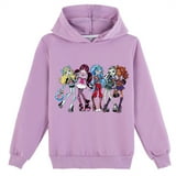 Girls Monster High Graphic Long Sleeve Hoodies-Lightweight Sweatshirt ...
