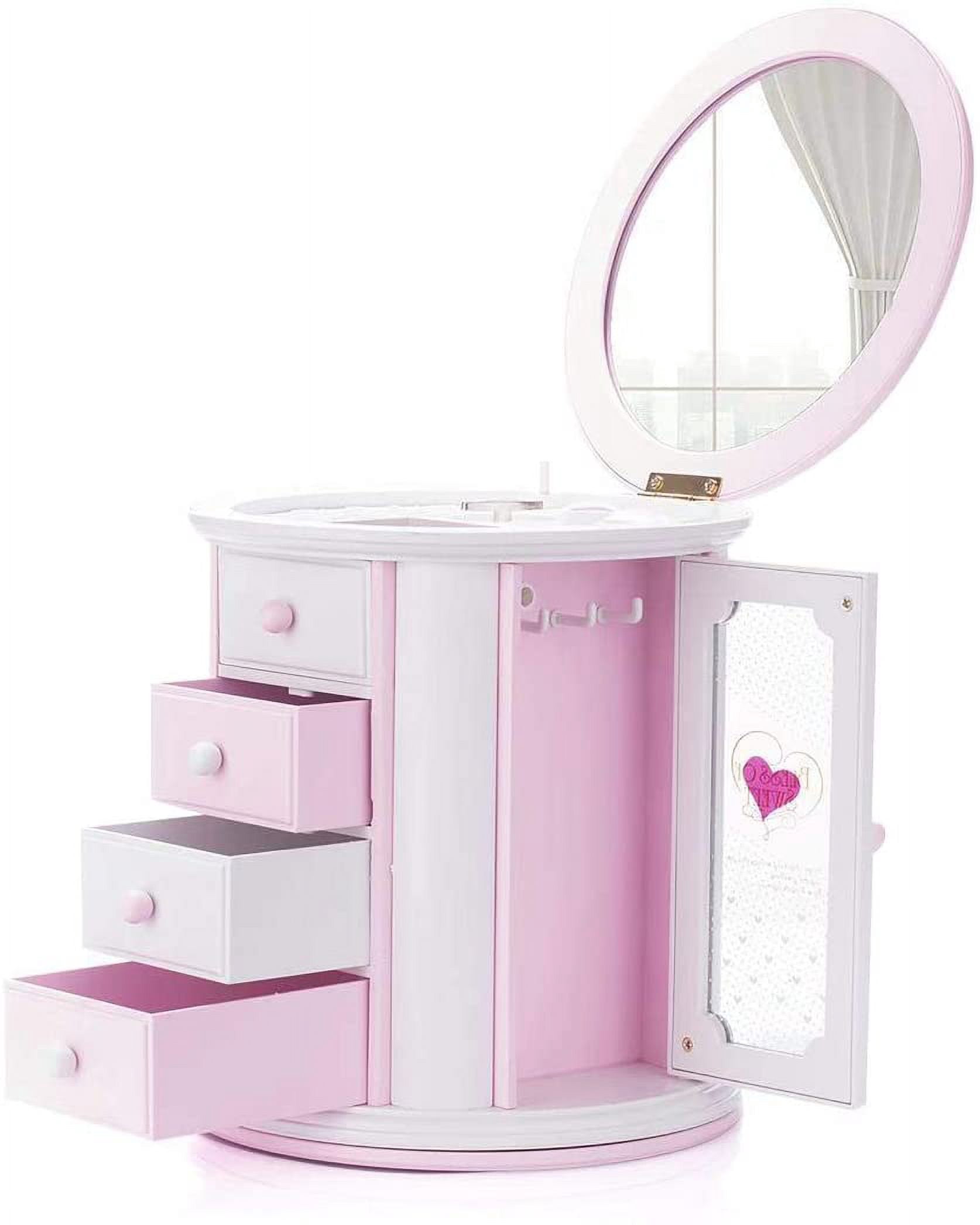 Girls Musical Jewelry Box Necklace Storage Accessories Gifts Cute Kids ...