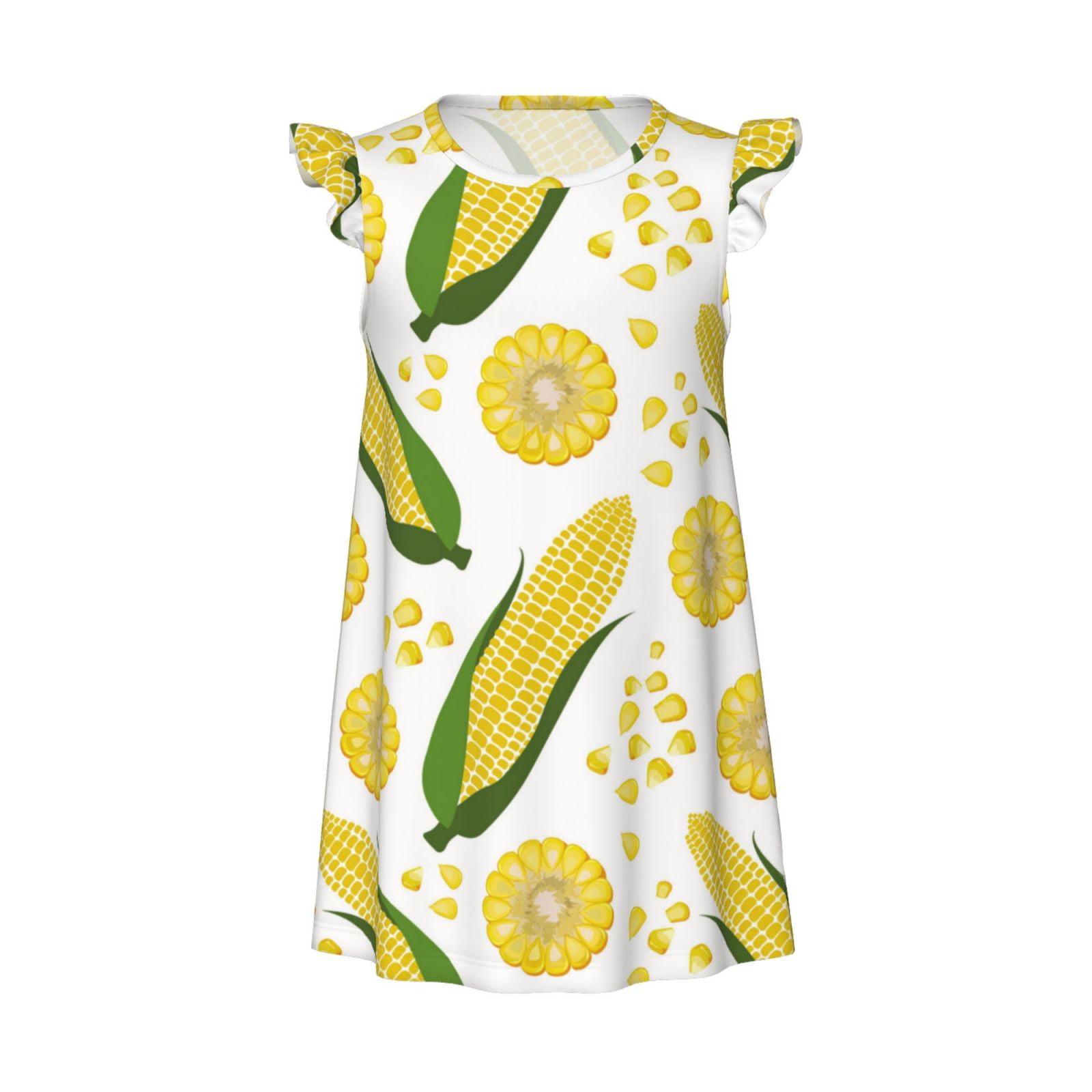 Girls Nightgowns, exotic cute corn cobs funny Pajamas for Girls, Soft ...