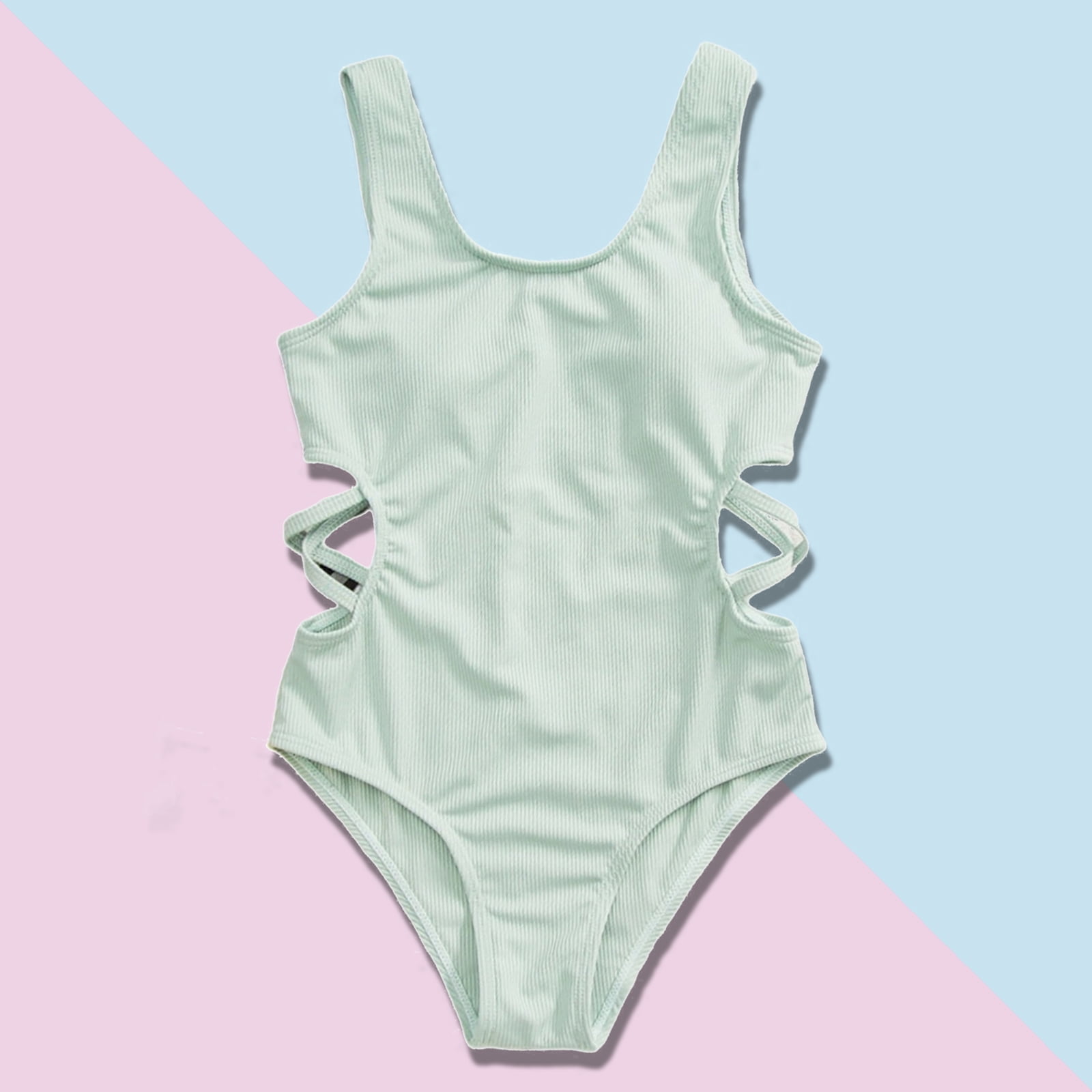 Girls One Piece Bathing Suits Teen Girls Swimsuits Fashion Summer Baby ...