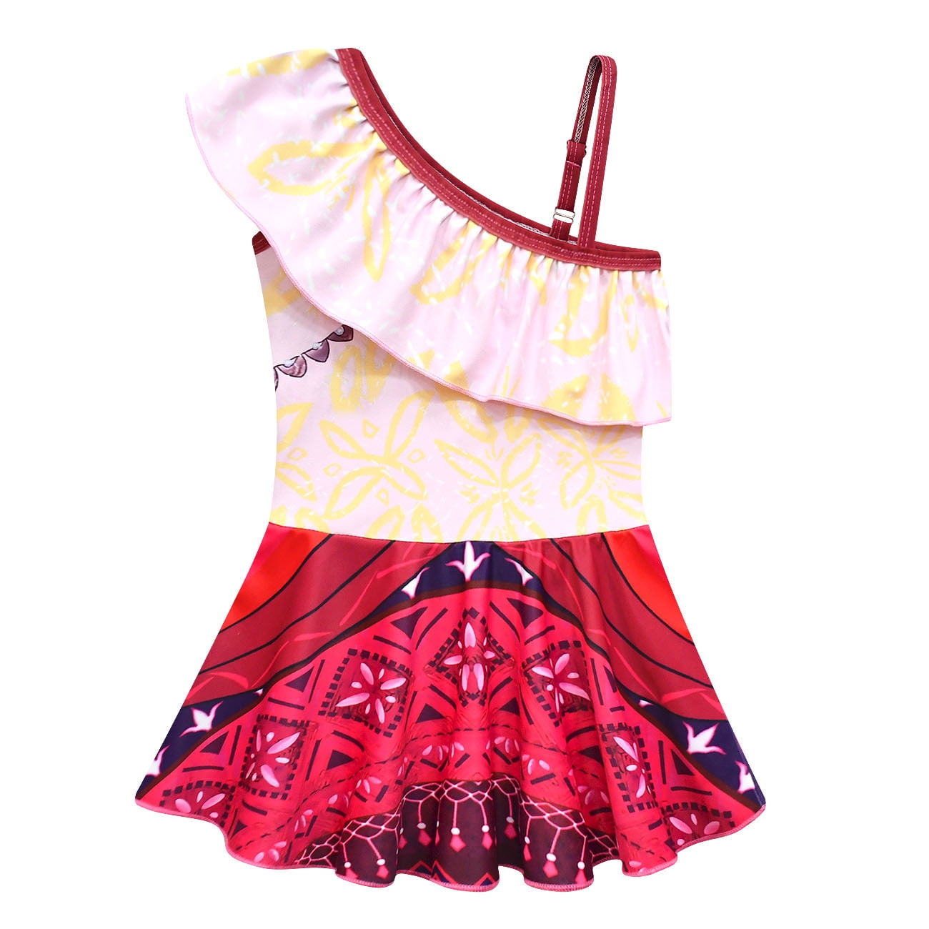 Girls One-Piece Sea Adventure Princess Swimsuits Bikini Bathing Suit ...