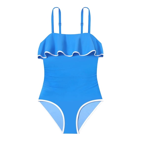 Girls One Piece Swimsuits Comfortable Kids Bathing Suits Girls Modest ...