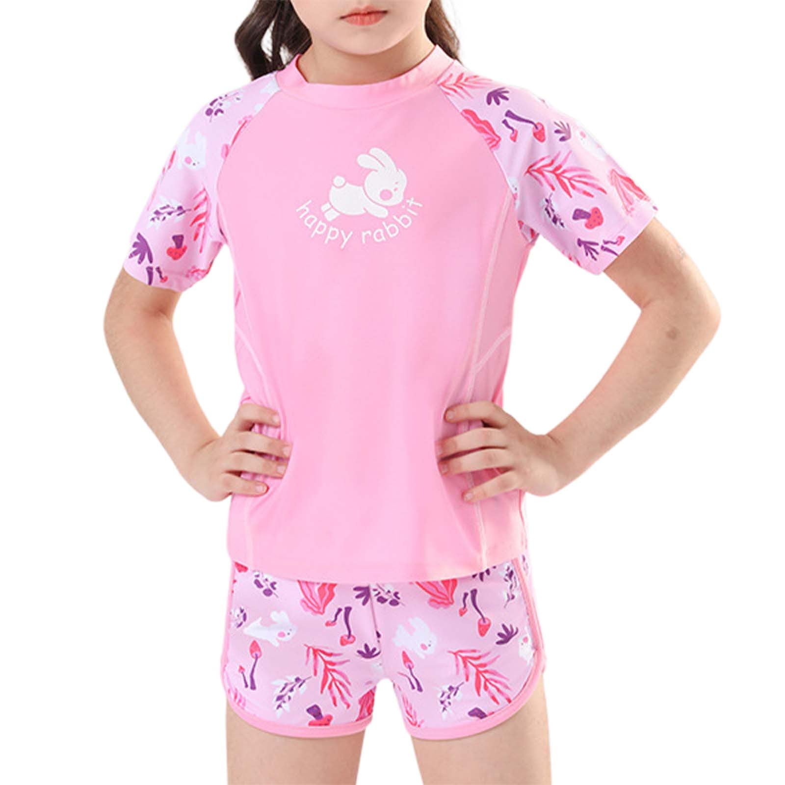 Girls One Piece Swimsuits Cute Bathing Suit Leopard Print Skirt Ages 12 ...