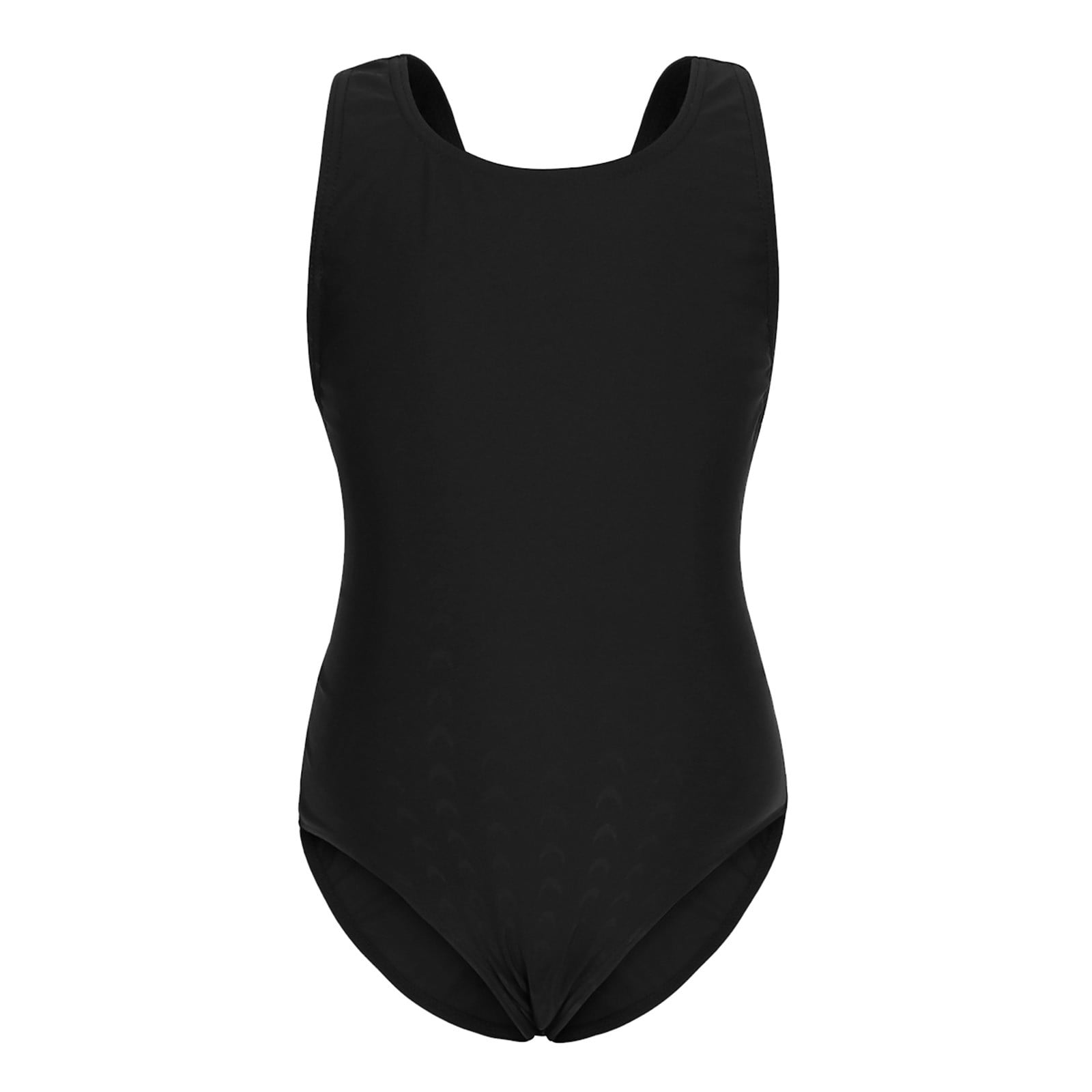 Girls One-Piece Swimsuits Cute Bathing Suit One Sport Bikini Set Beach ...