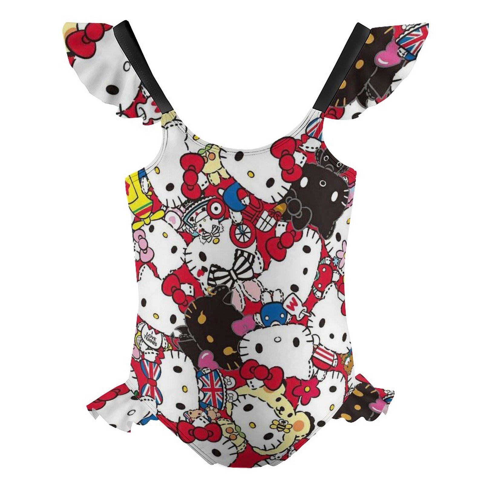 Girls One-piece Swimsuit Hello Kitty Swimsuit Cute Beach Gift for ...