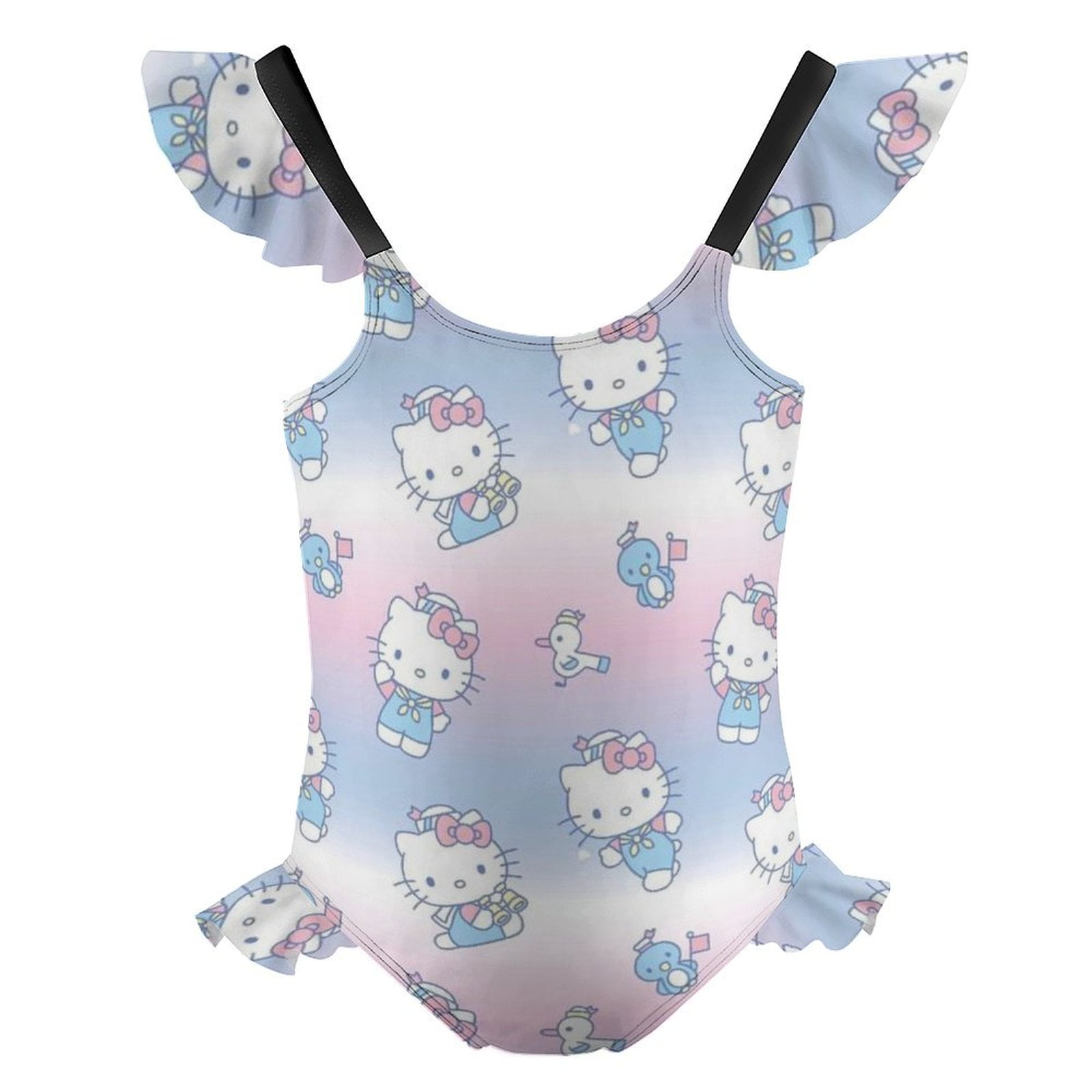 Girls One-piece Swimsuit Hello Kitty Swimsuit Cute Beach Gift for ...