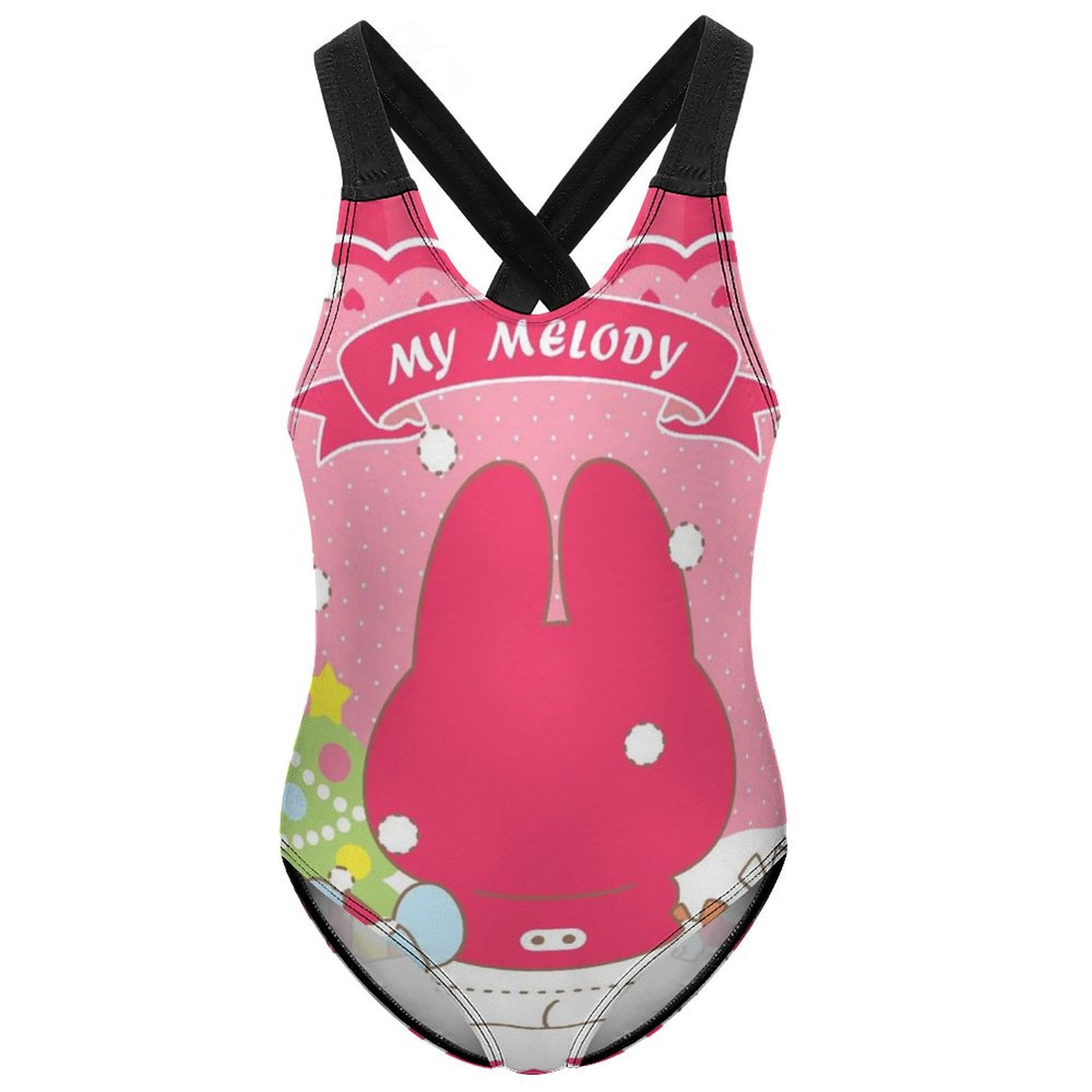 Girls One-piece Swimsuit My Melody Swimsuit Cute Beach Gift for Daughter 6-7Y（110cm） - Walmart.com