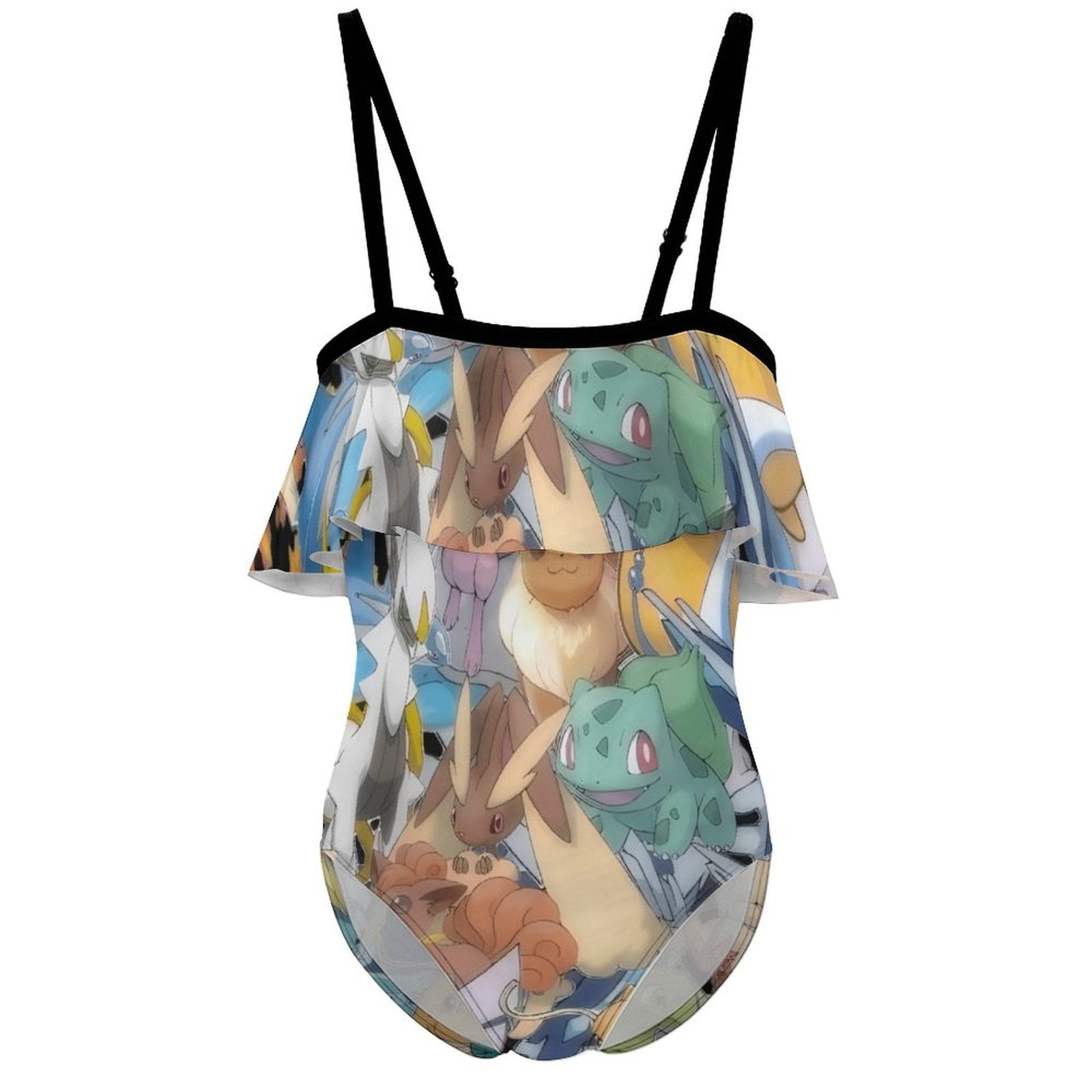 Girls One-piece Swimwear Pokemon Swimsuit Cute Beach Gift for Daughter ...