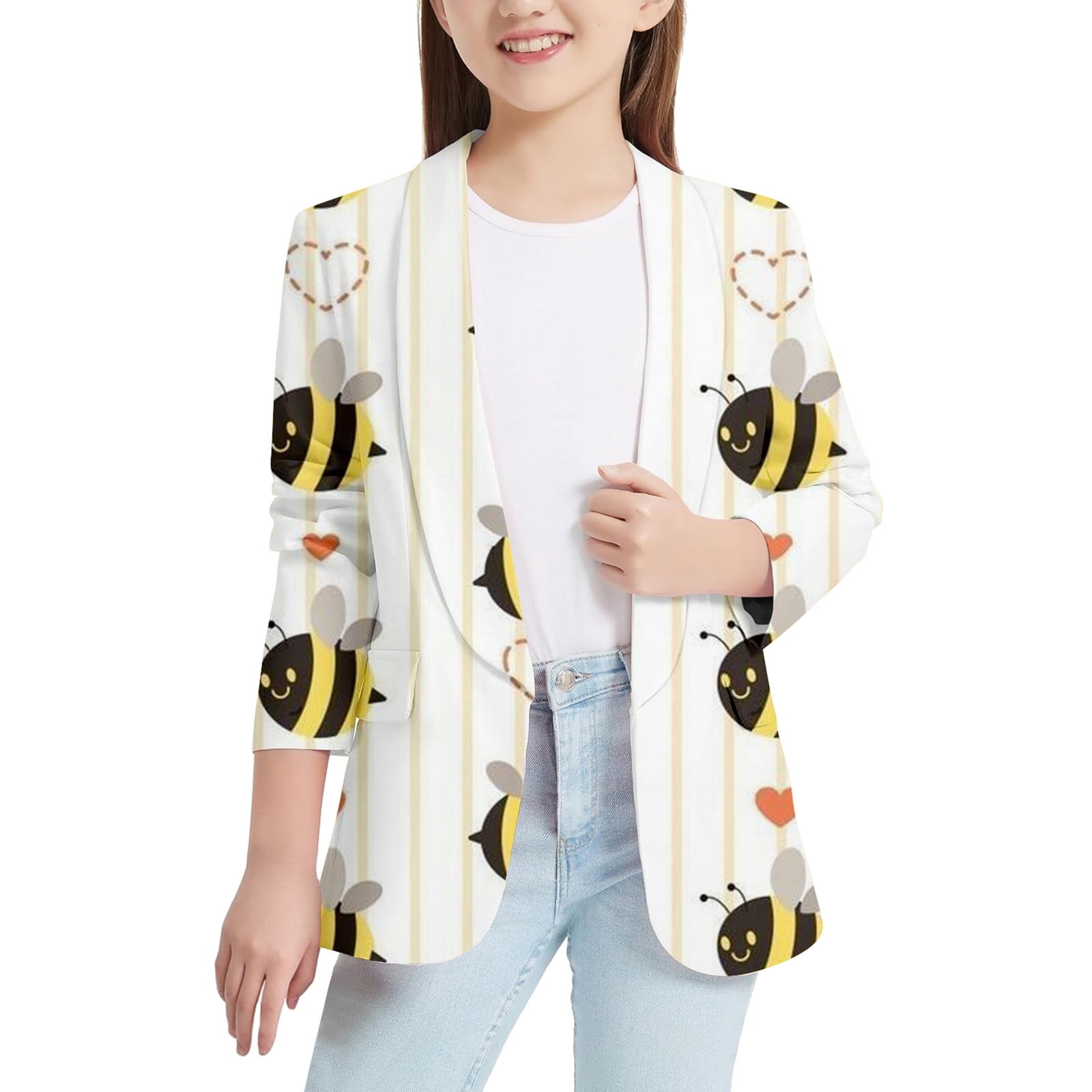 Girls' Outerwear Jackets Kids Boys and Girls World Bee Day Printed ...