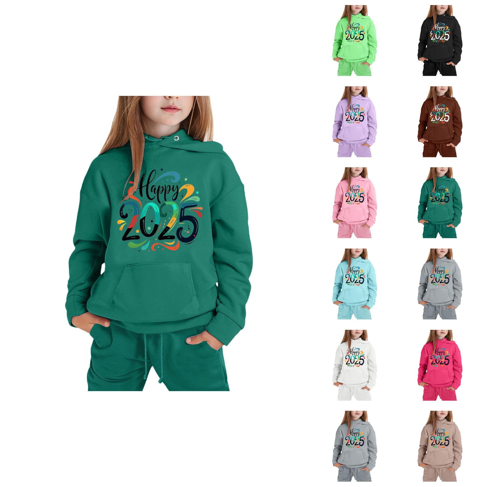 Girls Outfits Girl Set Children Casual Comfortable And Stylish Long Sleeved Sleepwear Set ...