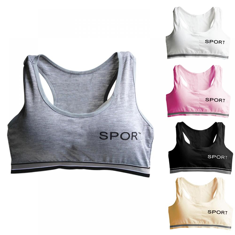 Girls Padded Training Bra Pack – Crop Cami Training Bras for Girls ...
