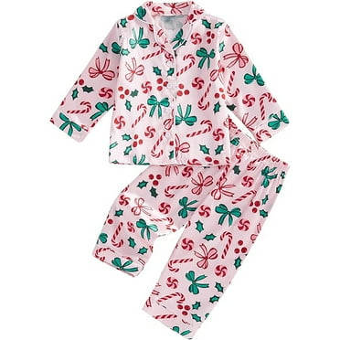Kids Grinch Themed 2-Piece Pajama Set, Snug Fit PJ's for Children ...