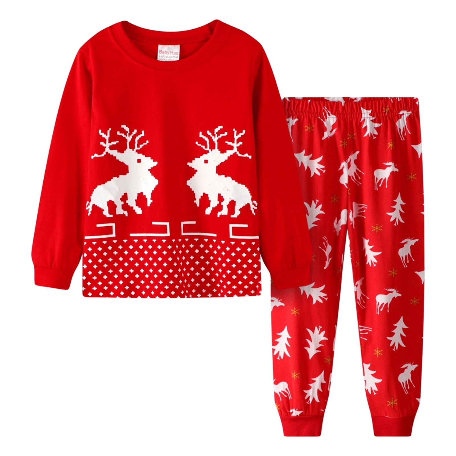 Girls Pajamas Christmas Pajamas Set for Toddler Kids Soft Comfort ...