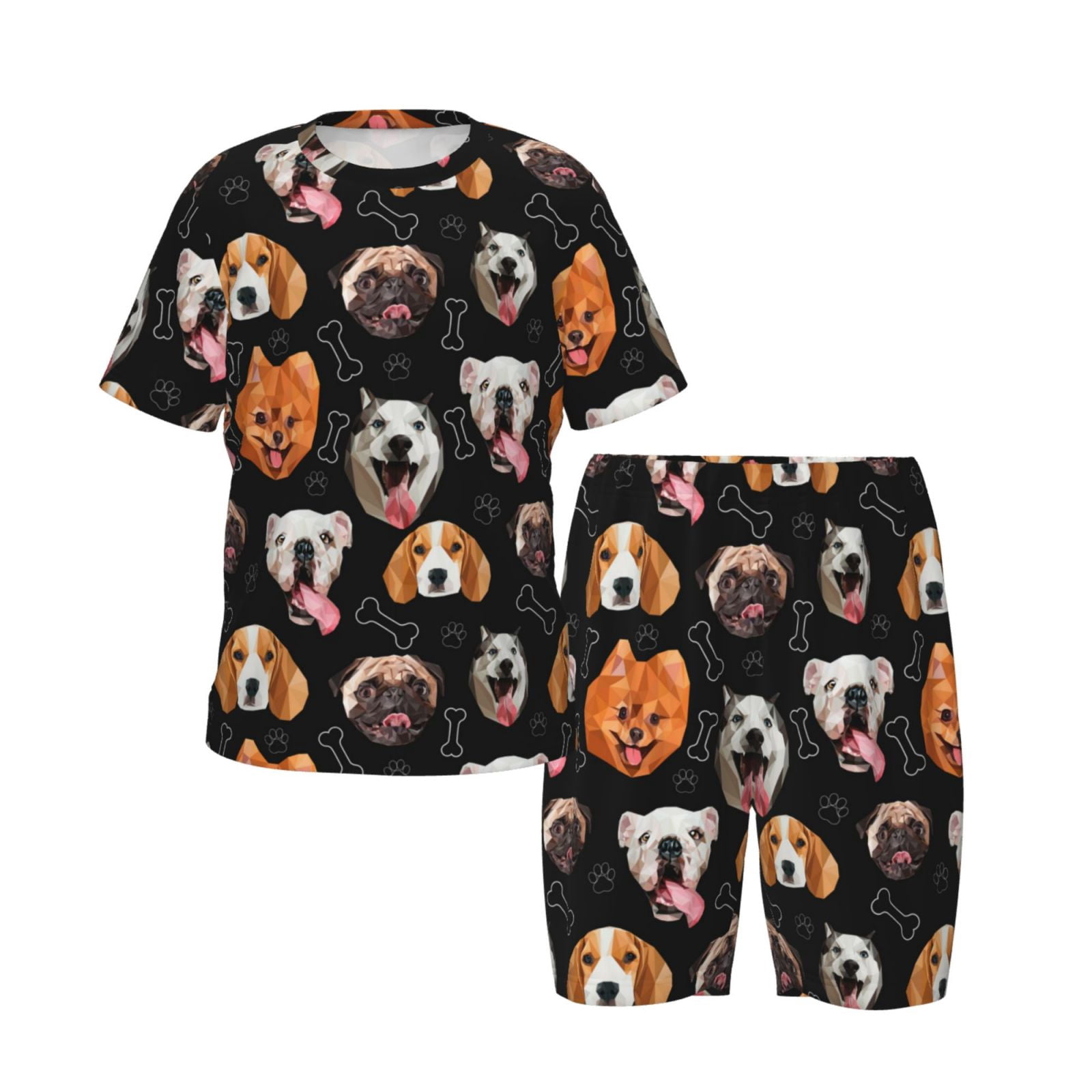 Girls Pajamas Different Breeds Of Dogs Toddler Boy Girl 2 Piece Pajamas ...