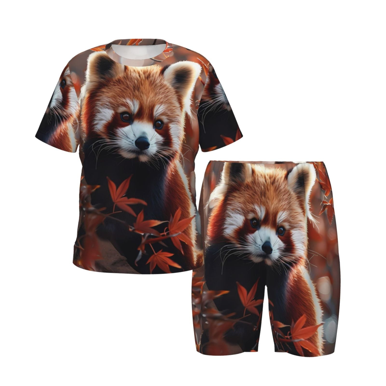 Girls Pajamas Red Panda Autumn Branches Toddler Boy Girl 2 Piece ...