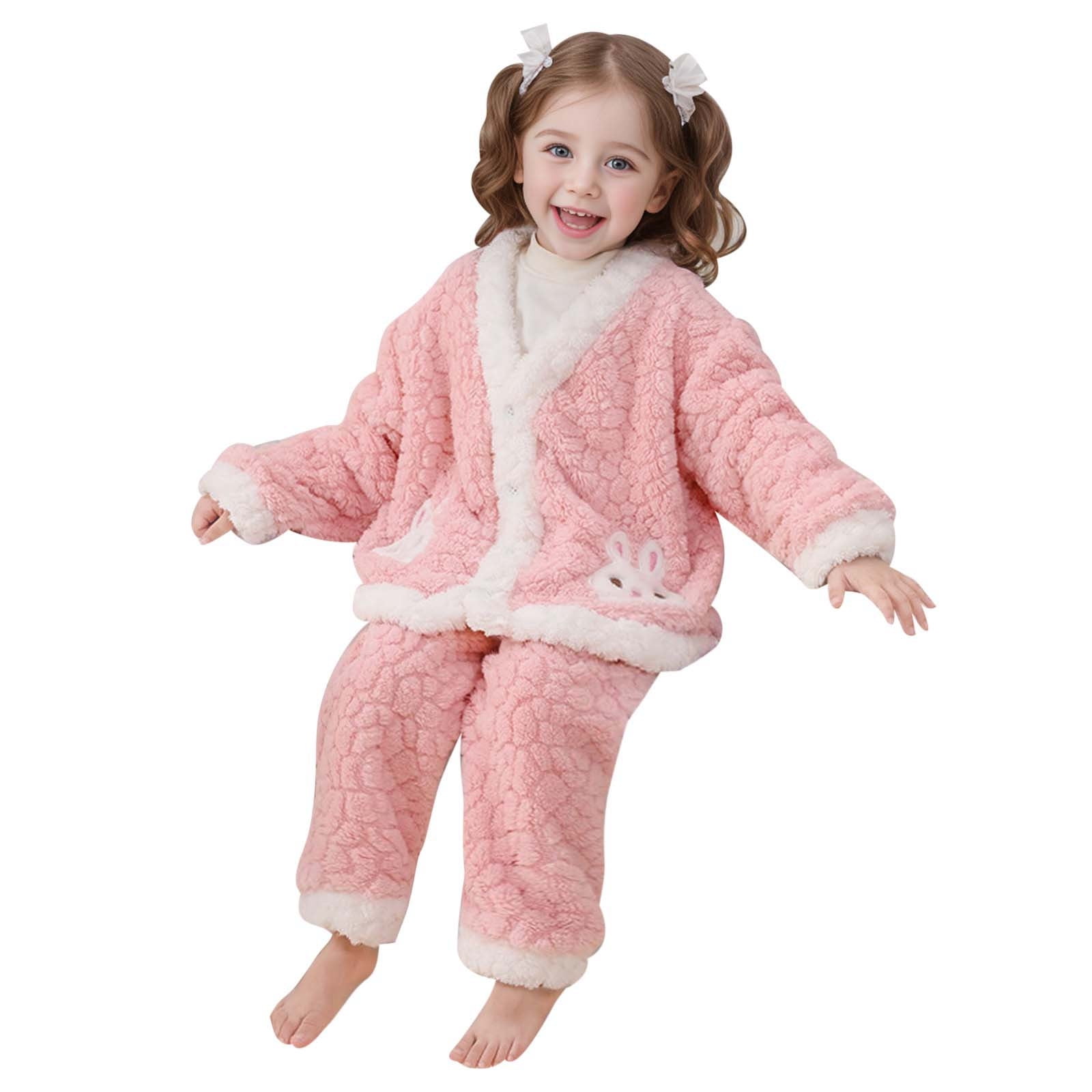Girls Pajamas Set Kids Winter Pajamas Toddler Pjs For Little Girls Boys ...