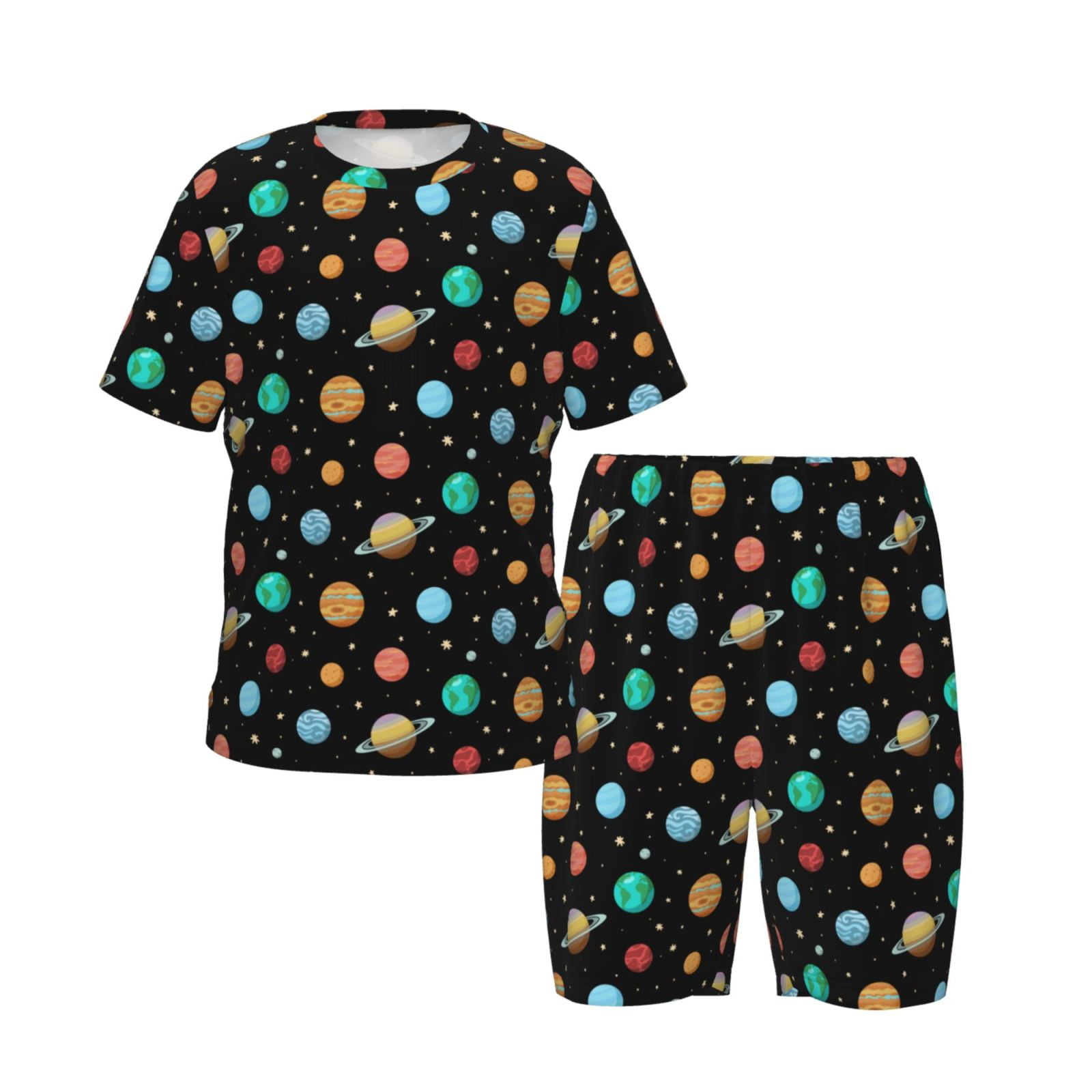 Girls Pajamas Solar System Planets Space Toddler Boy Girl 2 Piece ...