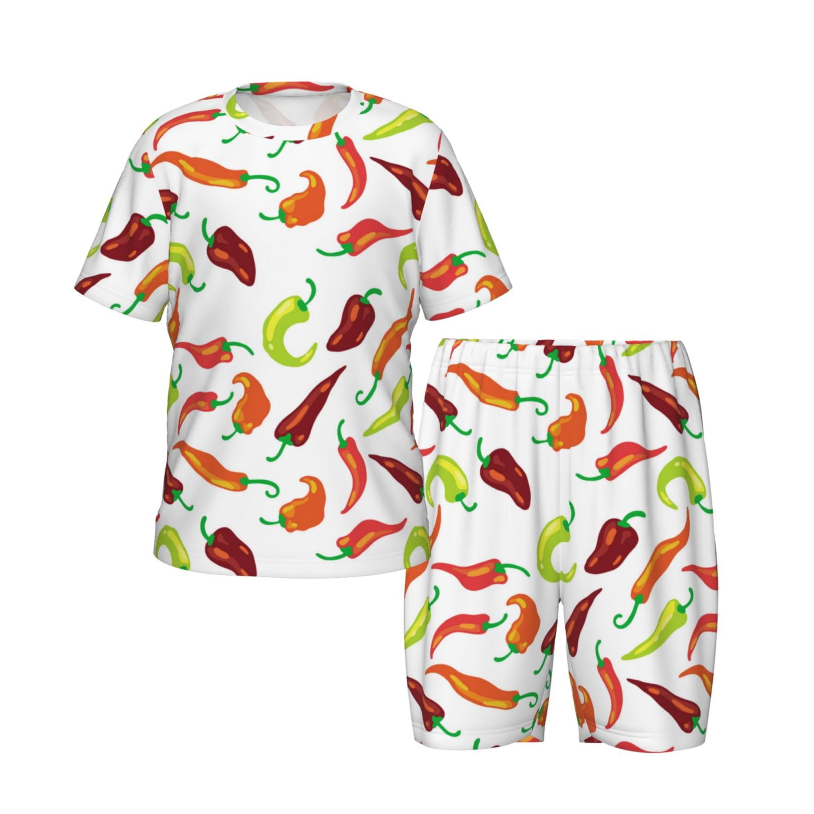 Girls Pajamas cute bell Pepper Toddler Boy Girl 2 Piece Pajamas, Short ...