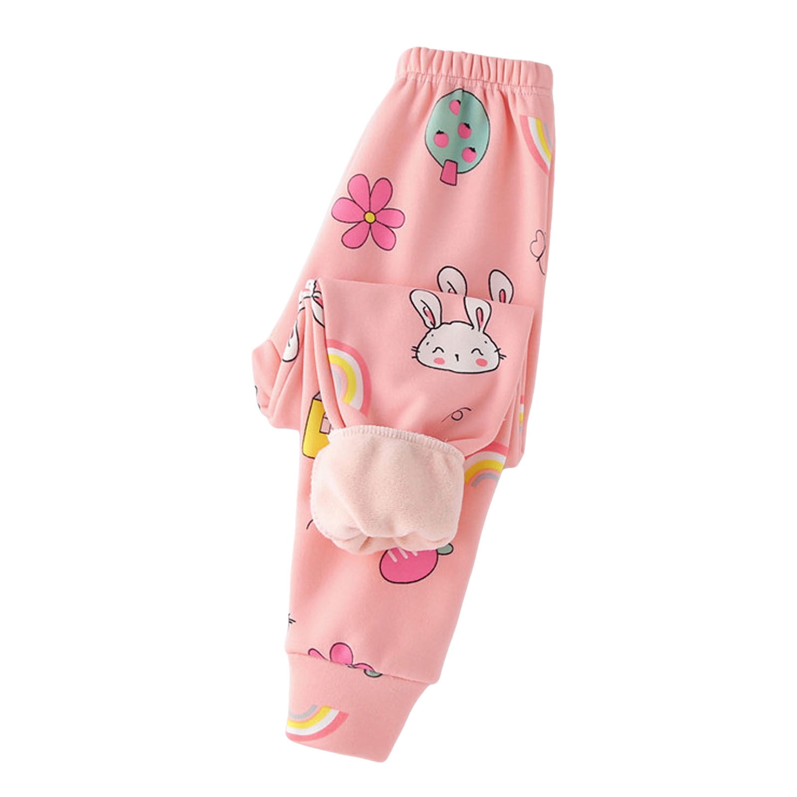 Girls Pants Boys Autumn Cartoon Print Elastic Children's Baby Winter ...