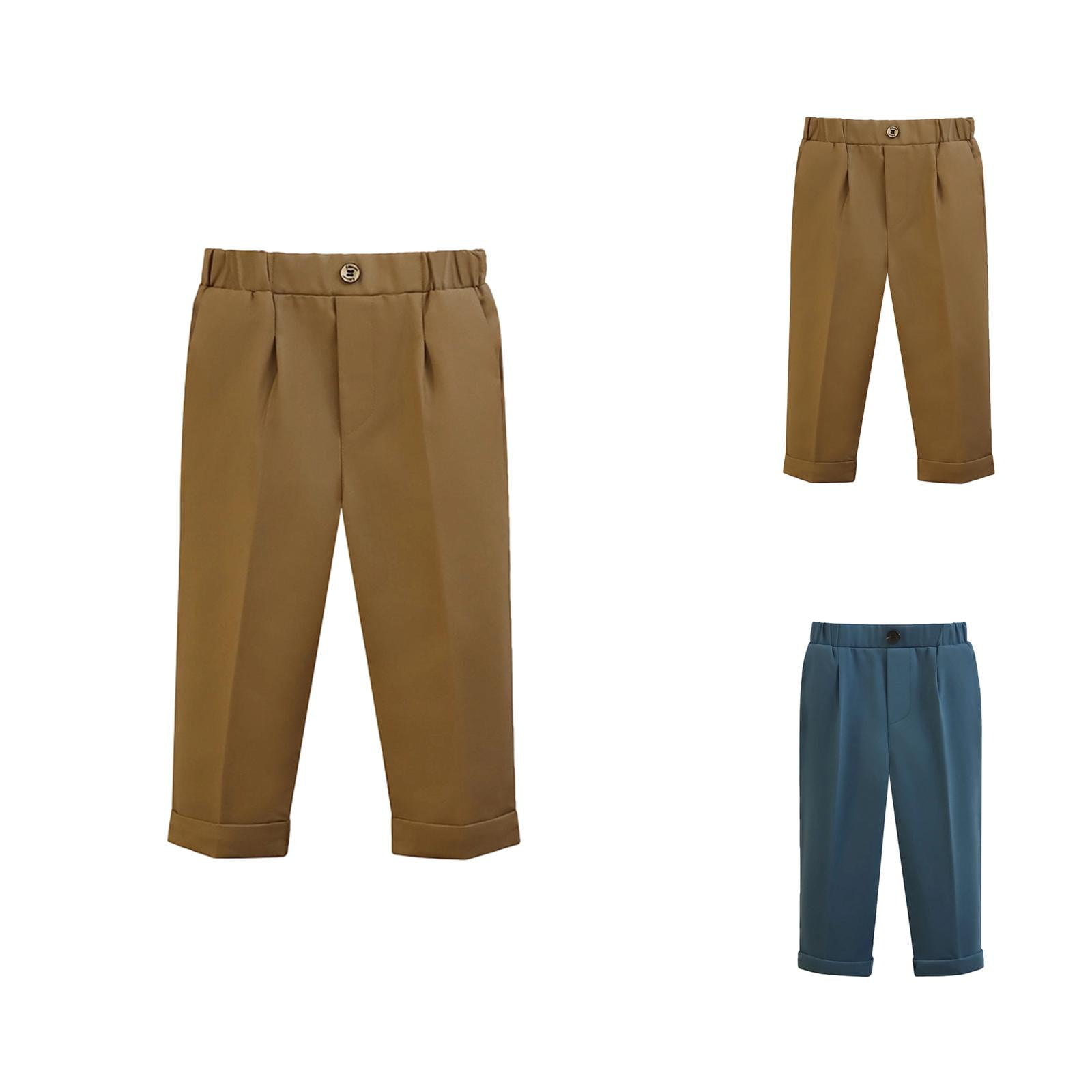 Girls Pants Girls Formal Dress Pants Classic Trousers School ...