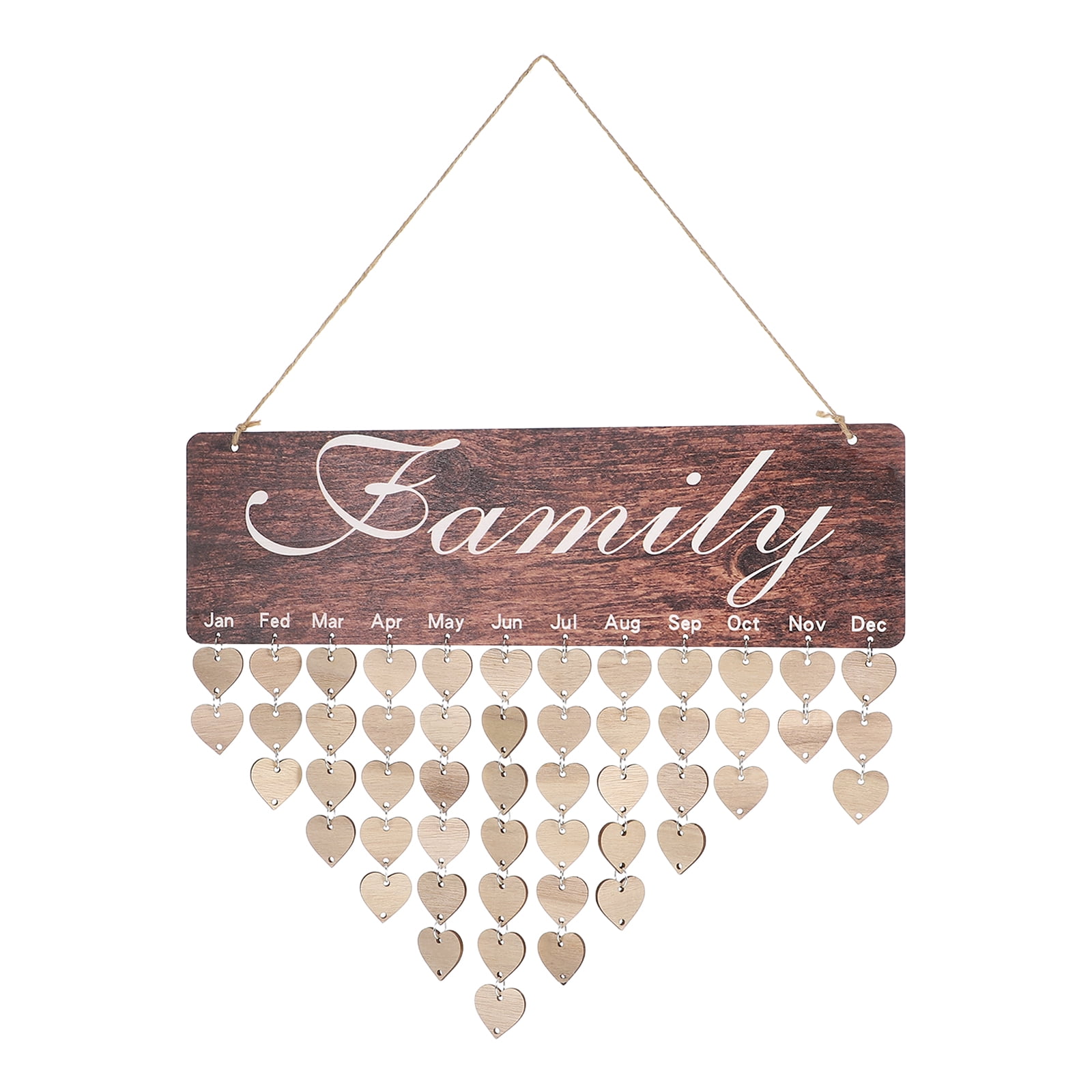 Girls Party Decorations,Family Wall Calendar Birthday Reminder Hanging ...