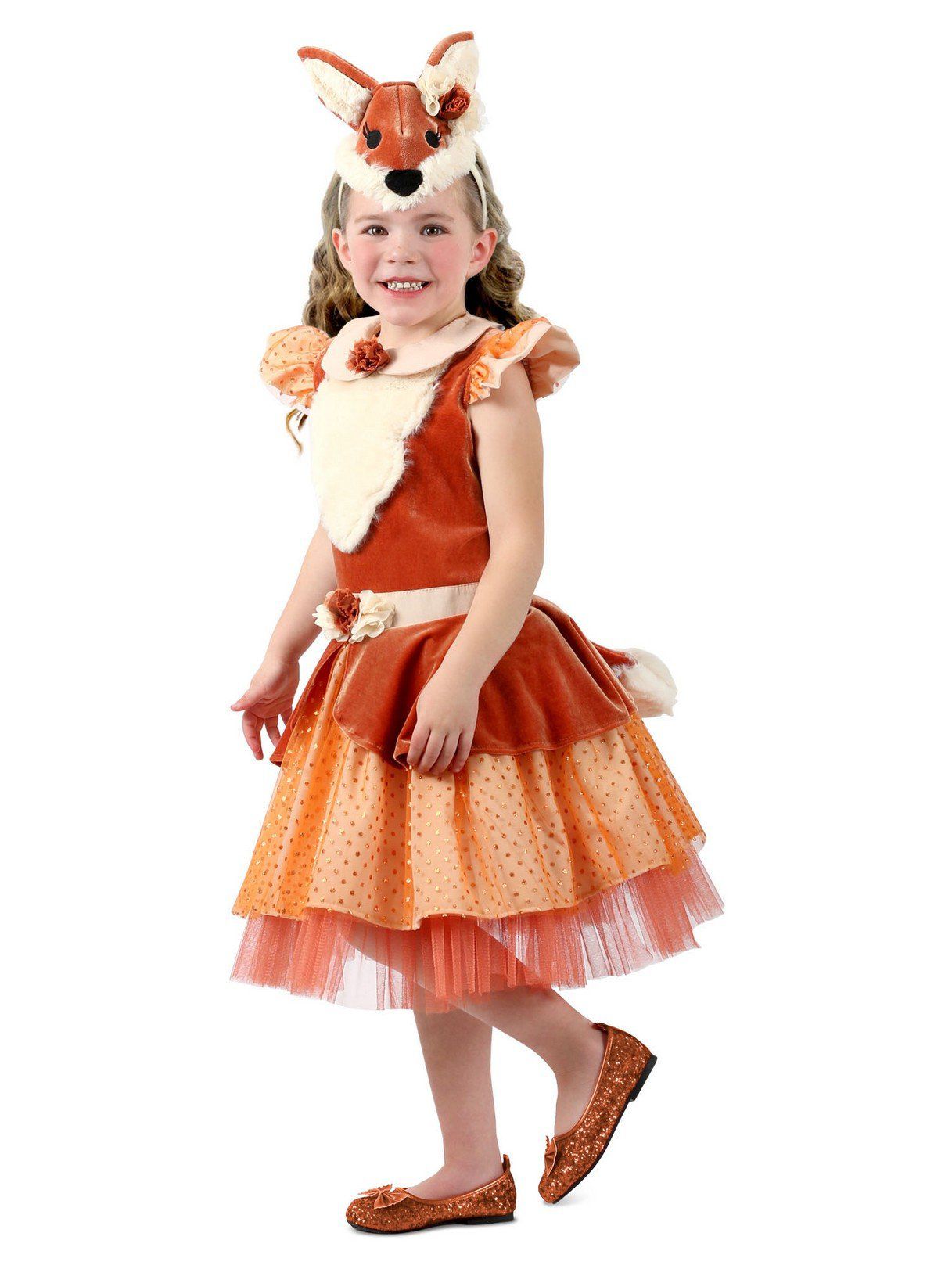 Girls Peace the Pretty Fox Costume - Walmart.com