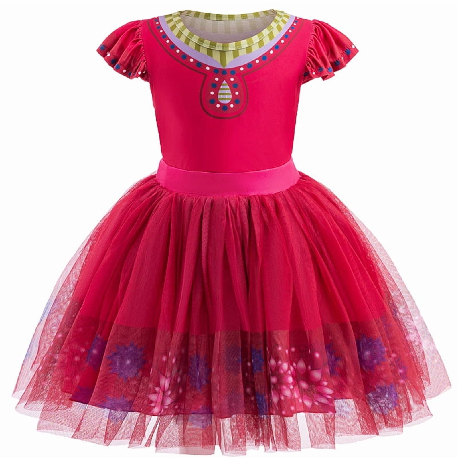 Girls Peach Princess Dress Costume Kids Wish Dress Girls Pink Dress up ...