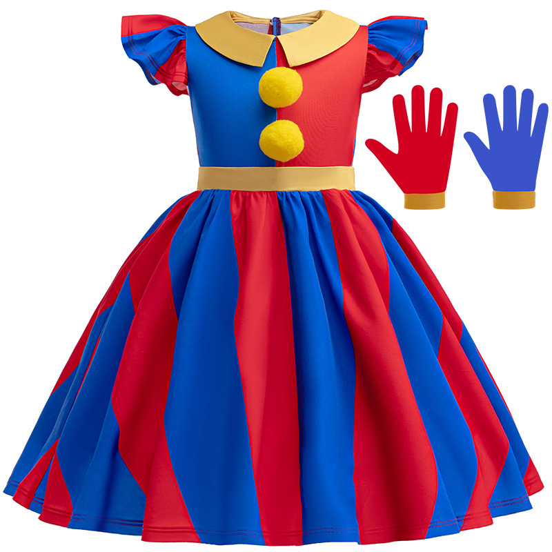 Girls Peach Princess Dress Costume Kids Wish Dress Girls Pink Dress up ...