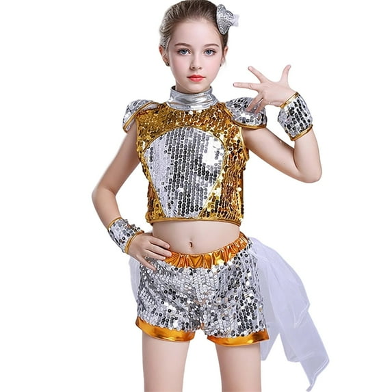 Girls Performance Tutu Dress Stage Show Ballet Recital With Glitter ...