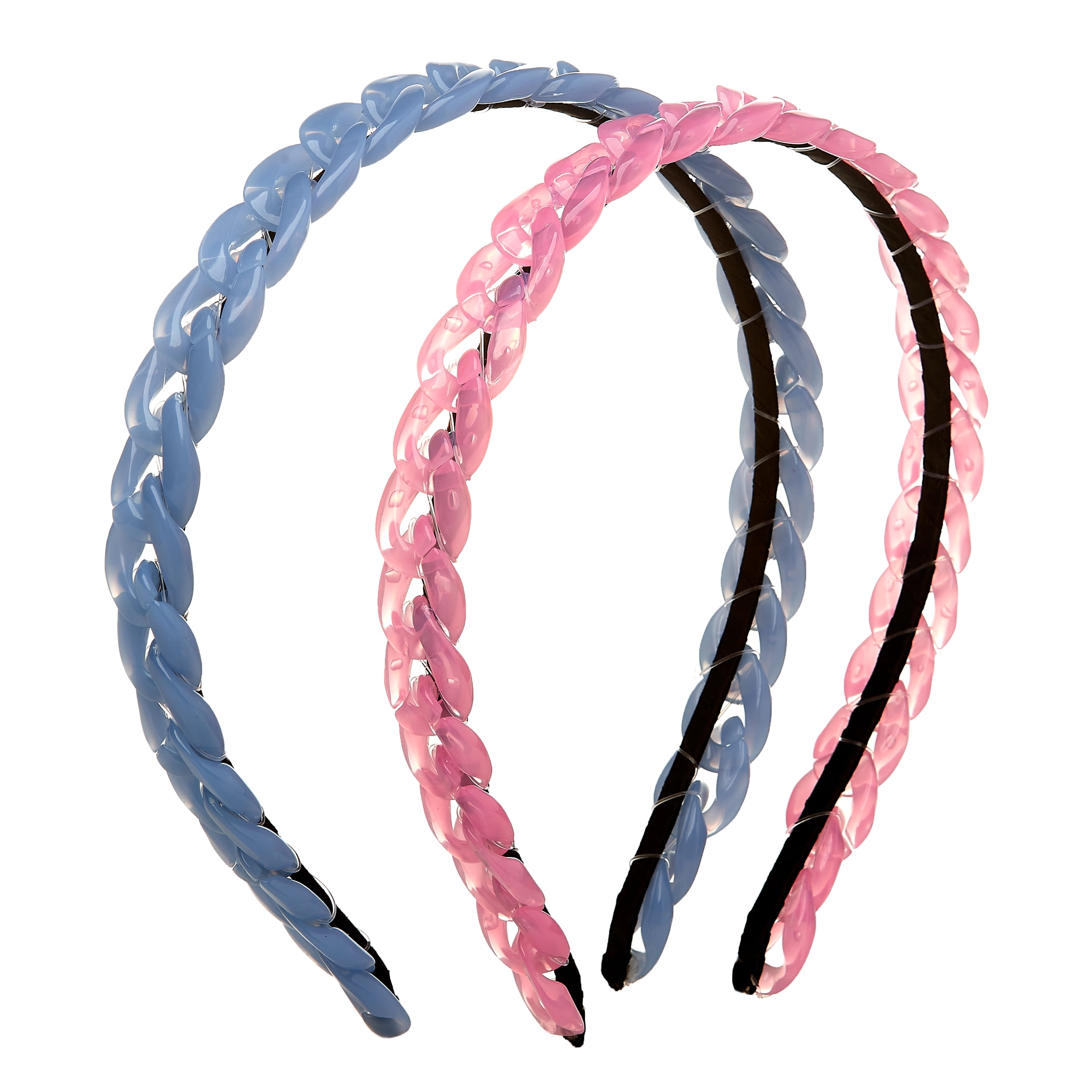 Resin Chain Girls Headbands - Stylish Thin Chain Link Design - Walmart.com