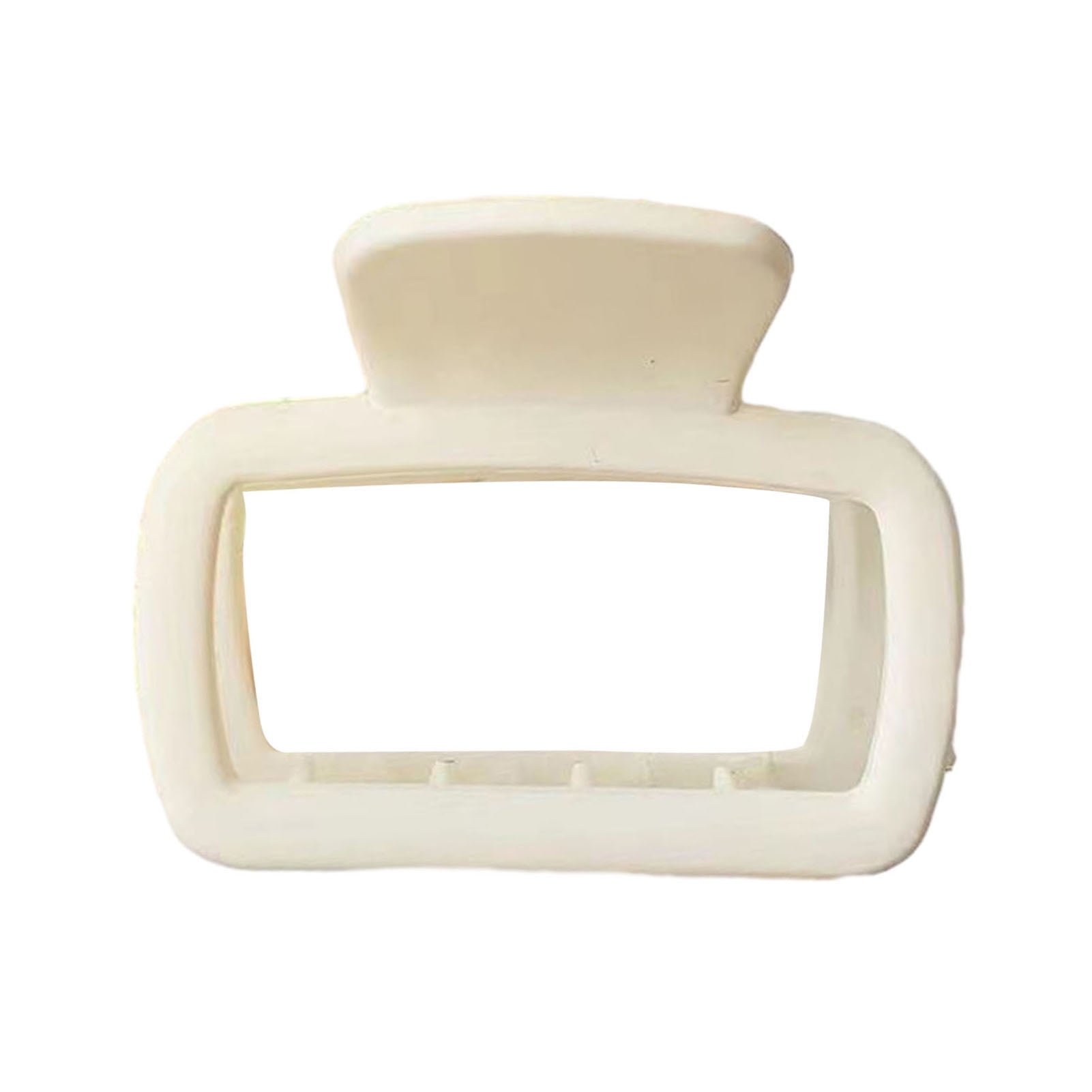 Girls Plastic Hair Claw Candy Color Geometric Shape Back Head Hair Clip ...