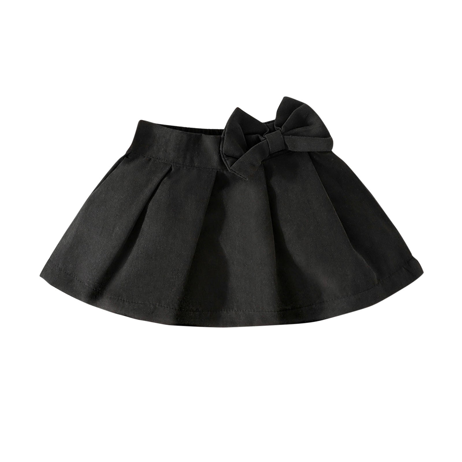 Girls Pleated Plaid Mini Skirt Toddler Girls' Uniform Pleated Skorts ...