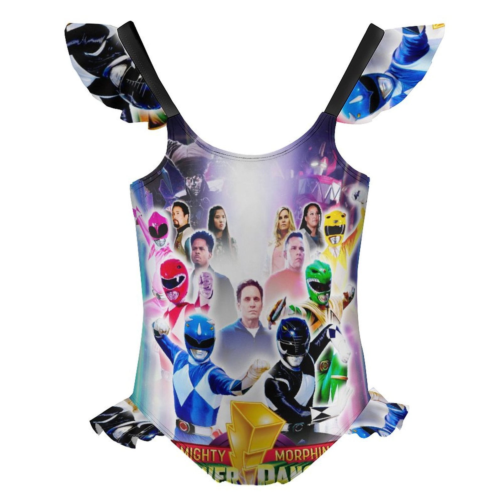 Girls Power Rangers One Piece Swimsuit Bathing Suit Beachwear - Walmart.com