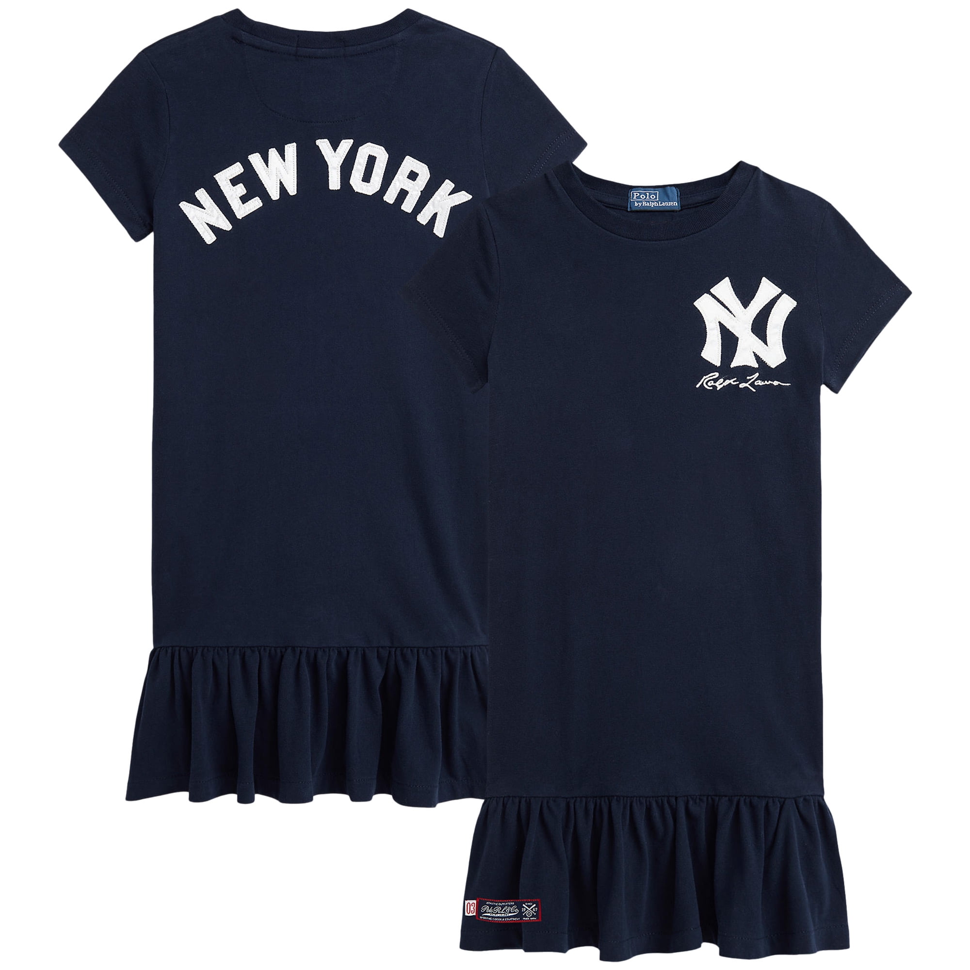 Preschool Polo Ralph Lauren Navy Yankees Dress - Walmart.com