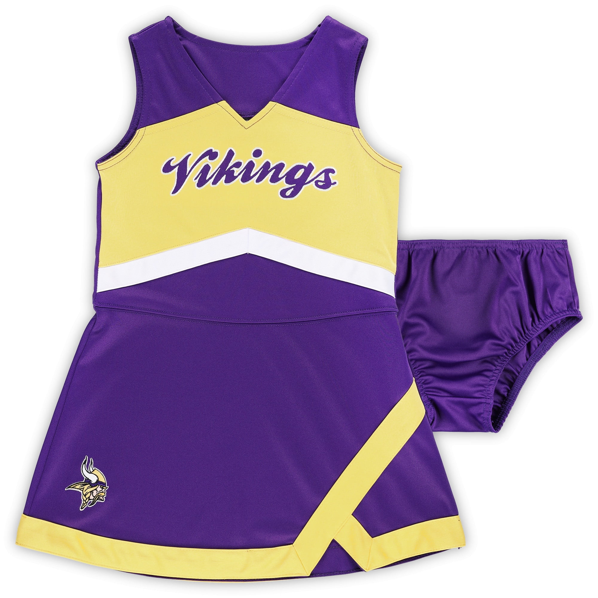 Girls Preschool Purple Minnesota Vikings Two-Piece Cheer Captain Jumper ...