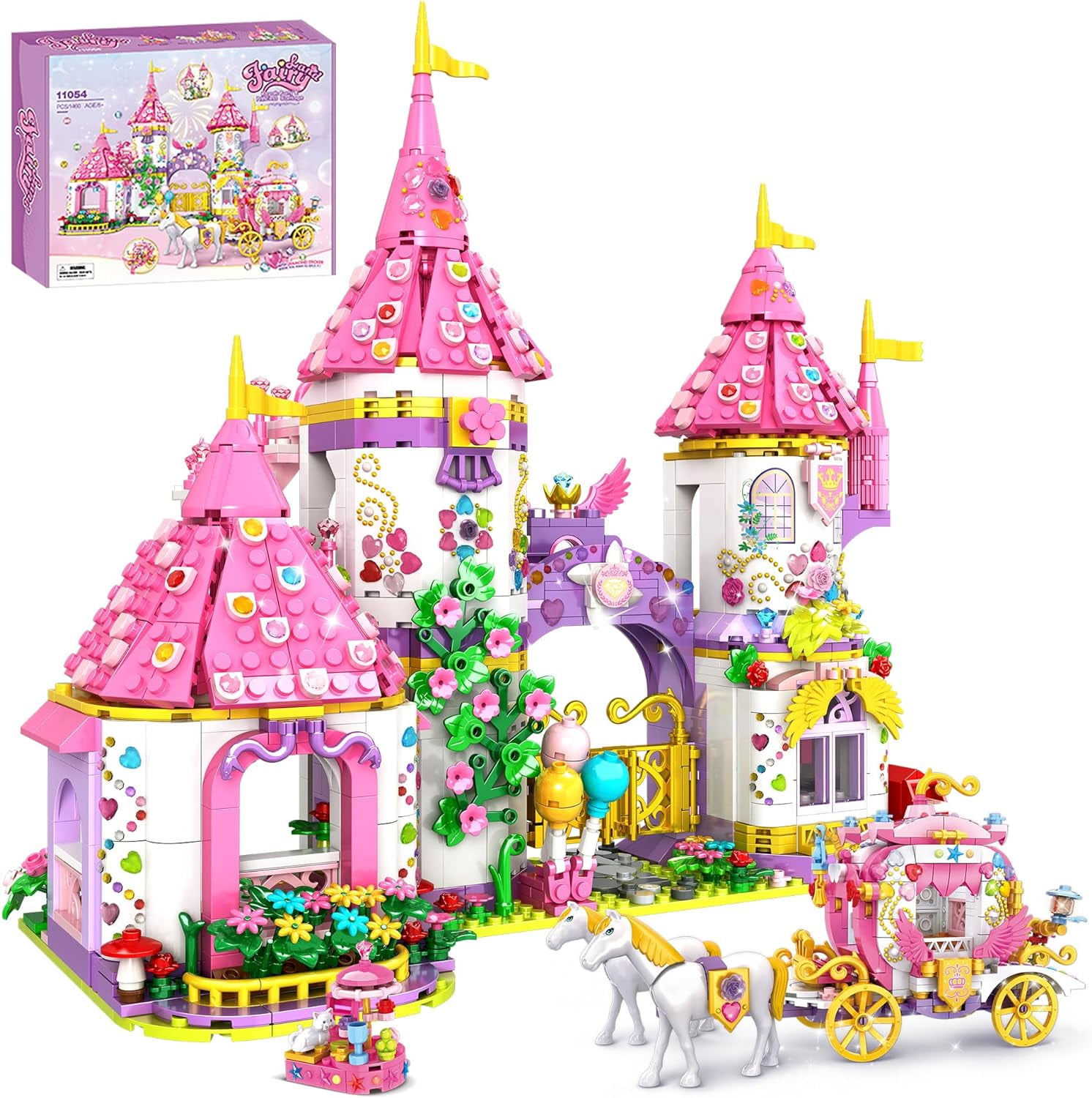 Customer reviews for Girls Princess Castle Building Toys Dream House ...