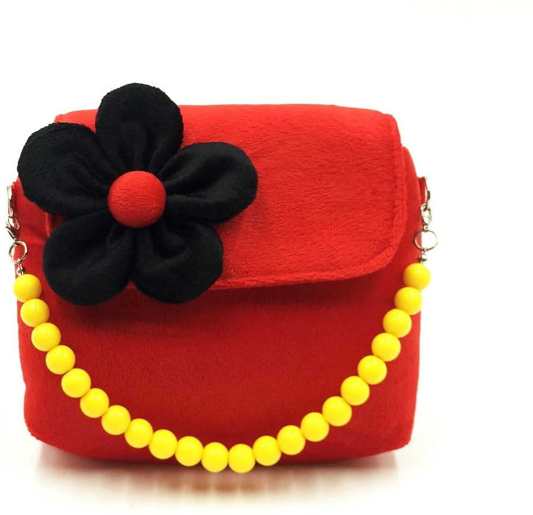 Girls Princess Flowers Purses Shoulder Messenger Bags Kids Handbag ...