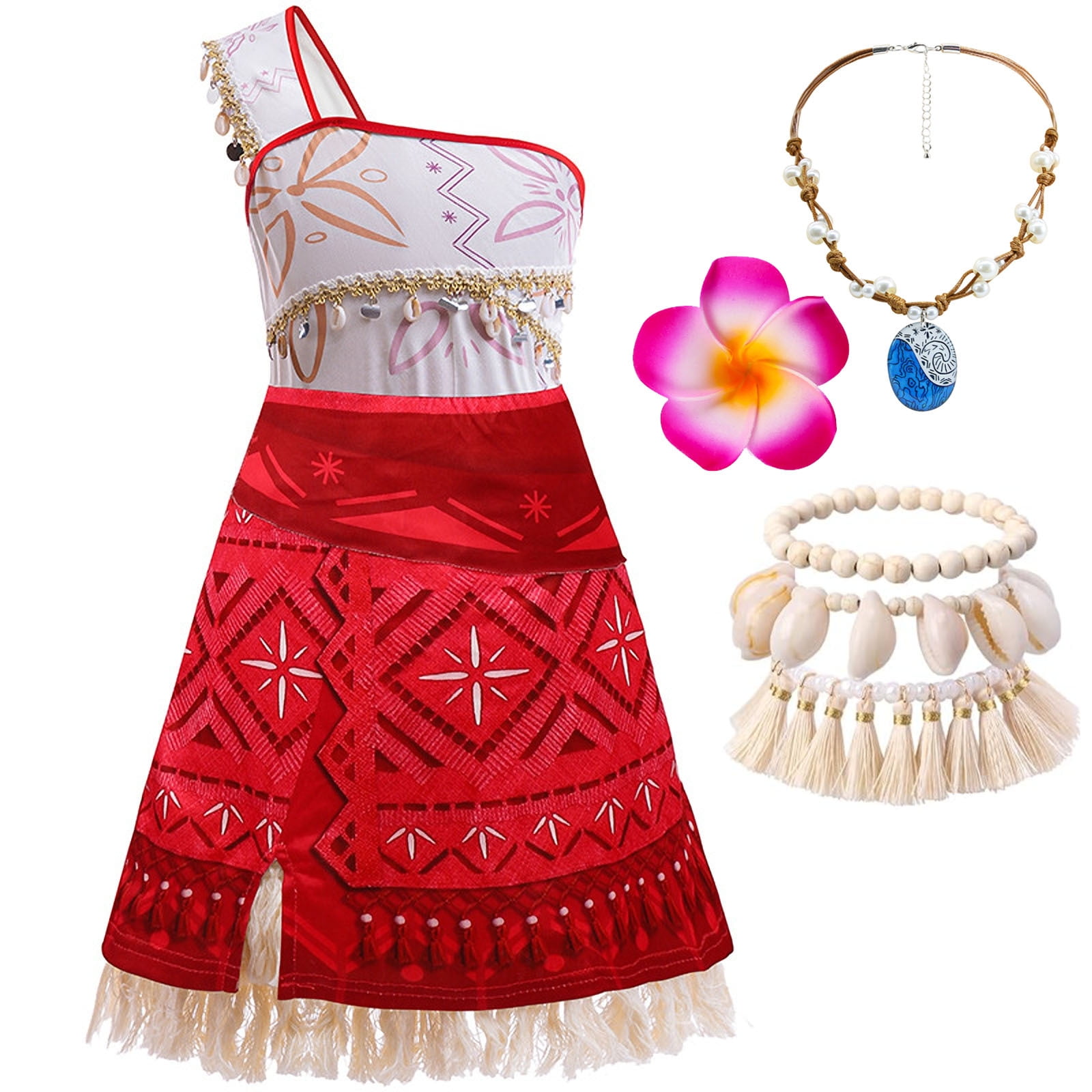 Girls Princess Ocean Costume for Kids Adventure Dress Tassel Outfits ...