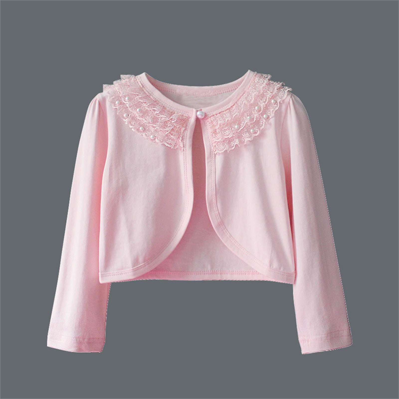 Girls Princess Shawl Cute Solid Color Cardigan Shawl Top Wraps Girls ...