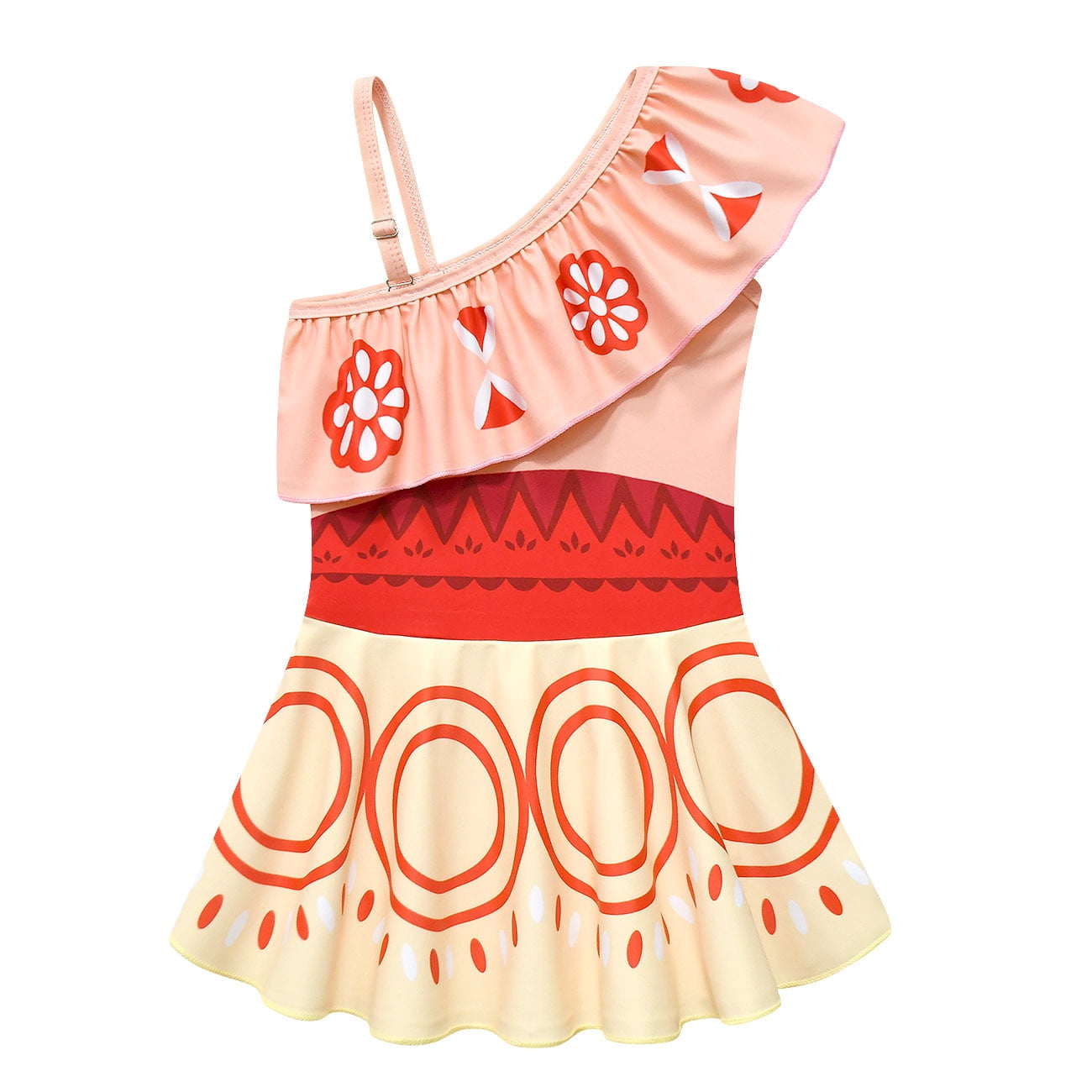 Girls Princess Swimwear Ocean Adventure One-Piece Swimsuit with Swim ...