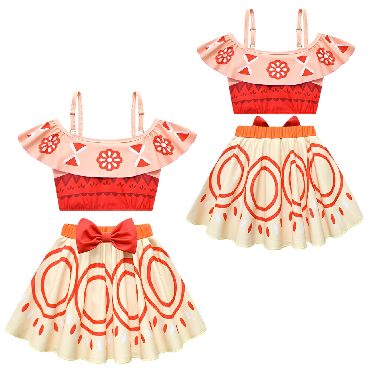Girls Princess Swimwear Ocean Adventure Two-Piece Swimsuit , Size for 5 ...