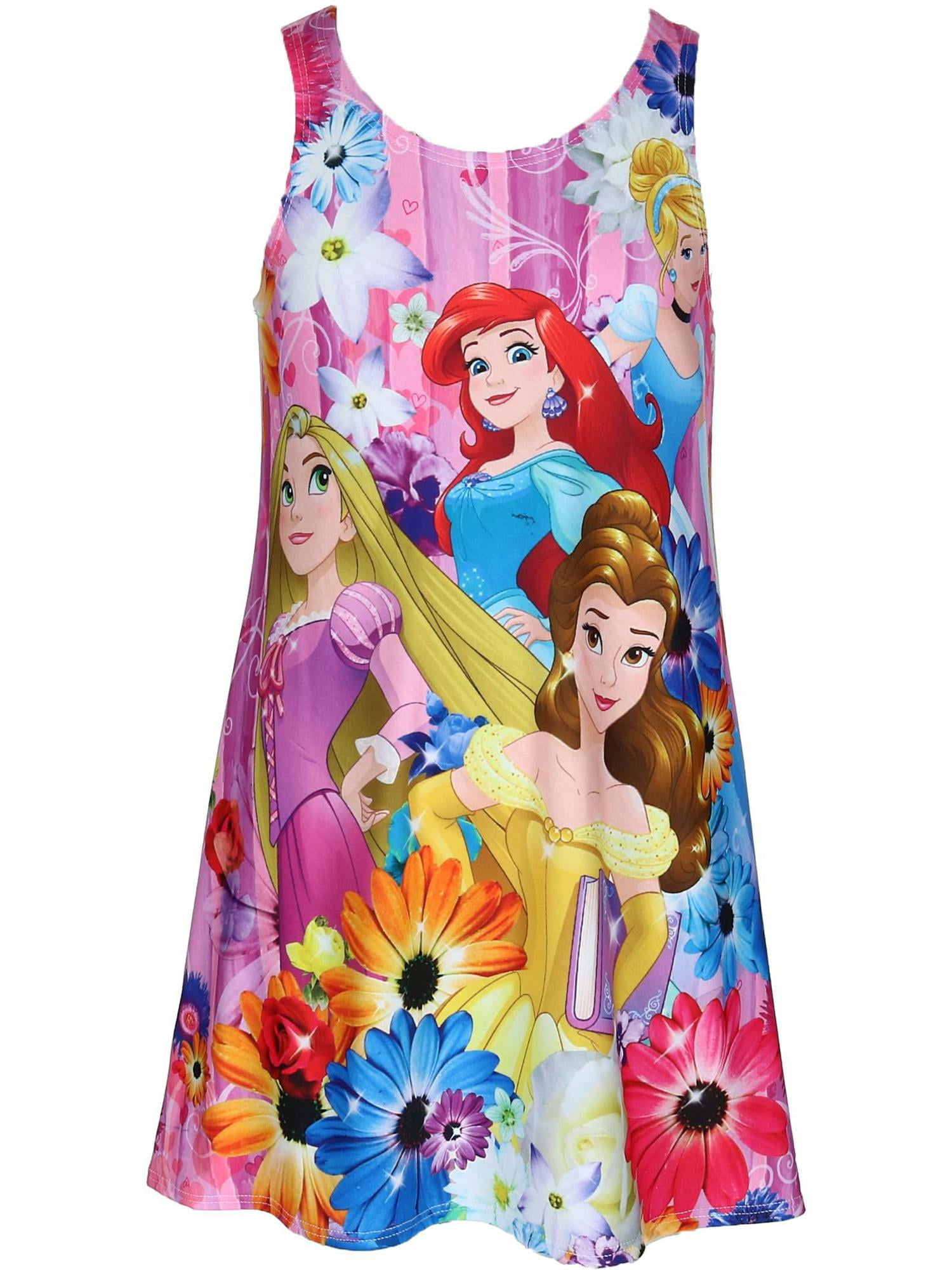 Girls Princess Tank Dress - Walmart.com