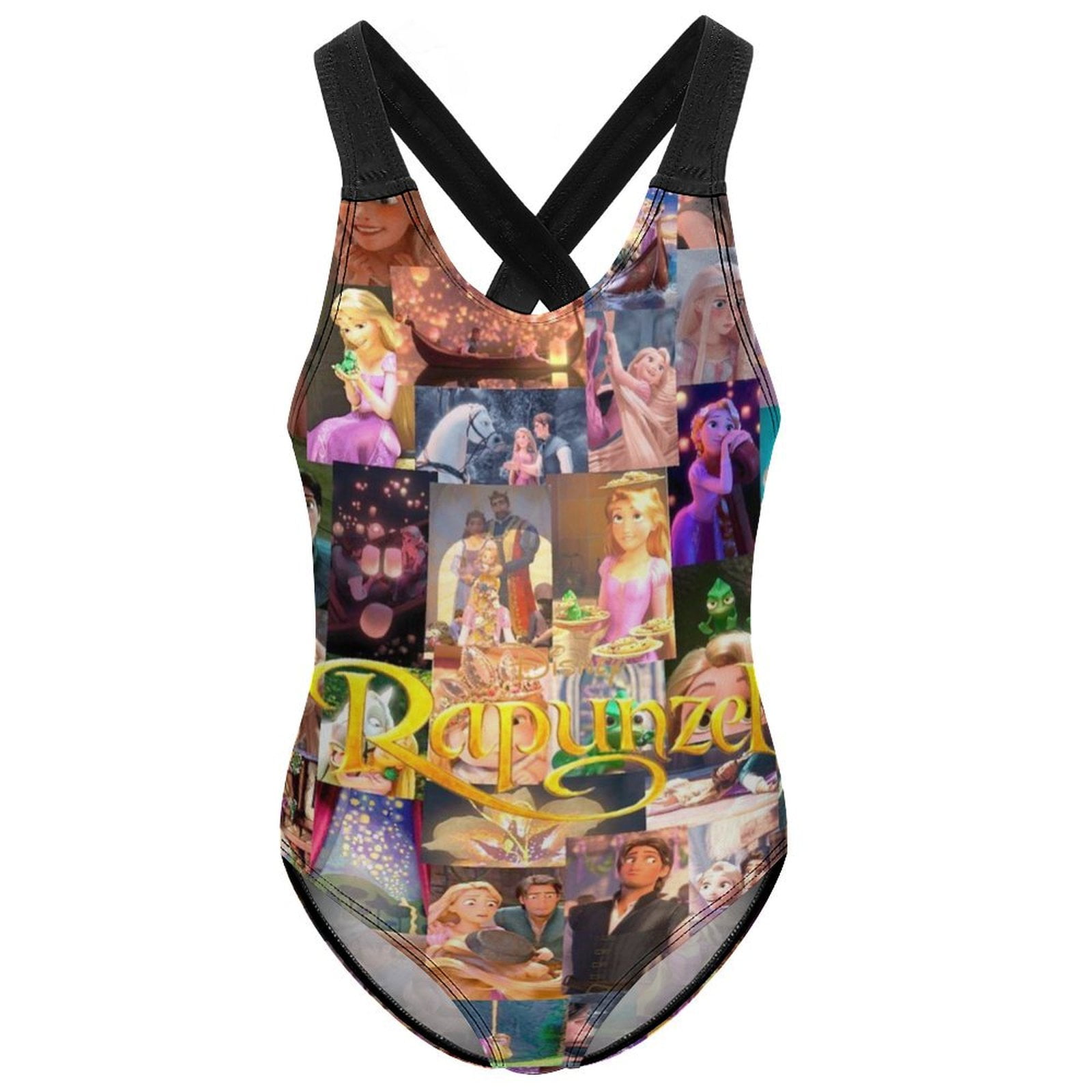 Girls Rapunz-e Swimsuit One Piece Bathing Suit for Girls Swimwear ...