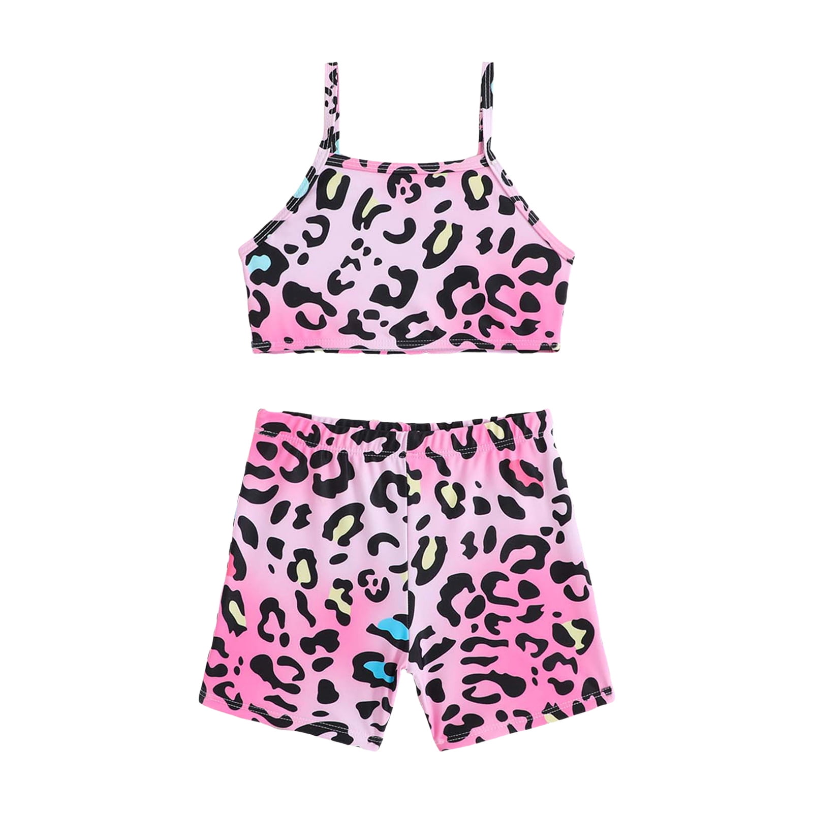 Girls Rash Guard Swimsuit One Piece Girls Swimsuit Halterneck Tankini ...