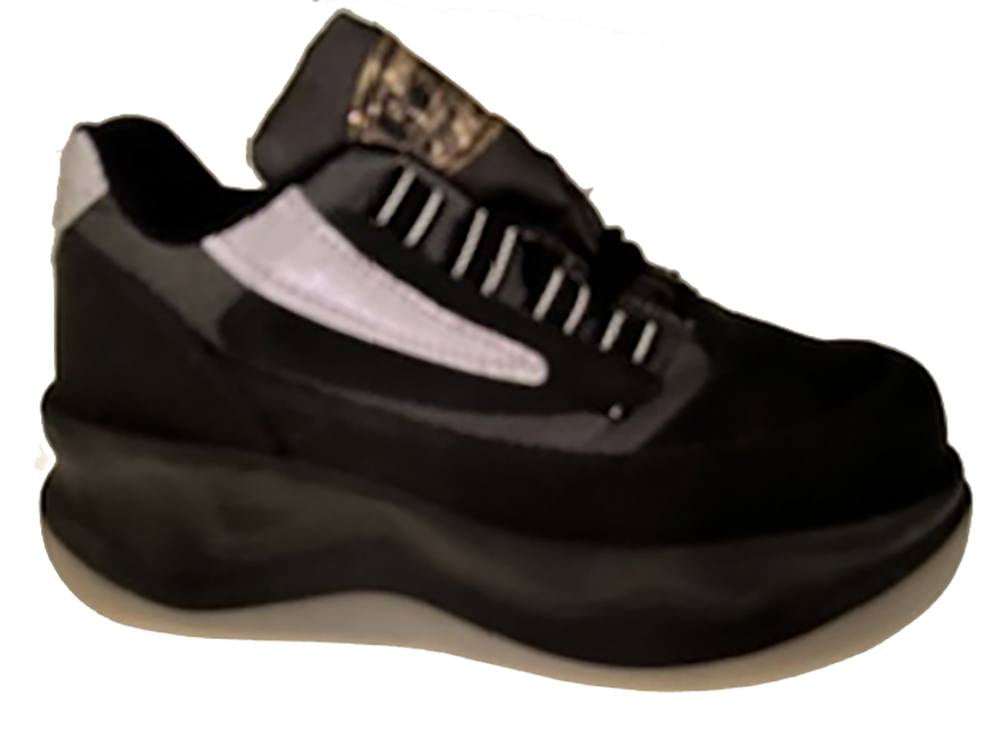 Girls Rebels Mission Shoe Size: 2 Black - Silver Fashion Sneakers ...