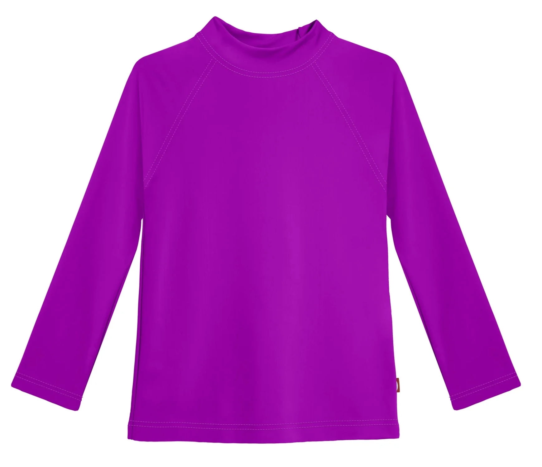 Girls Recycled Nylon UPF 50+ Long Sleeve Rashguard | Fuchsia - Walmart.com